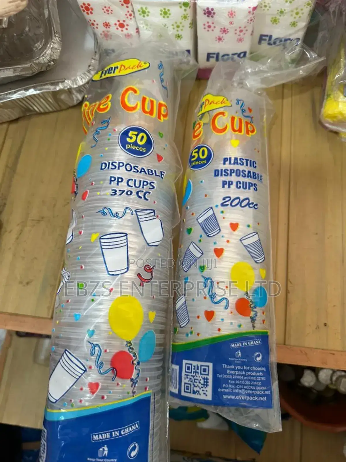 Ever Pack Fine Plastic Disposable Cups1500pieces 30pkt Carton 370cc in ...