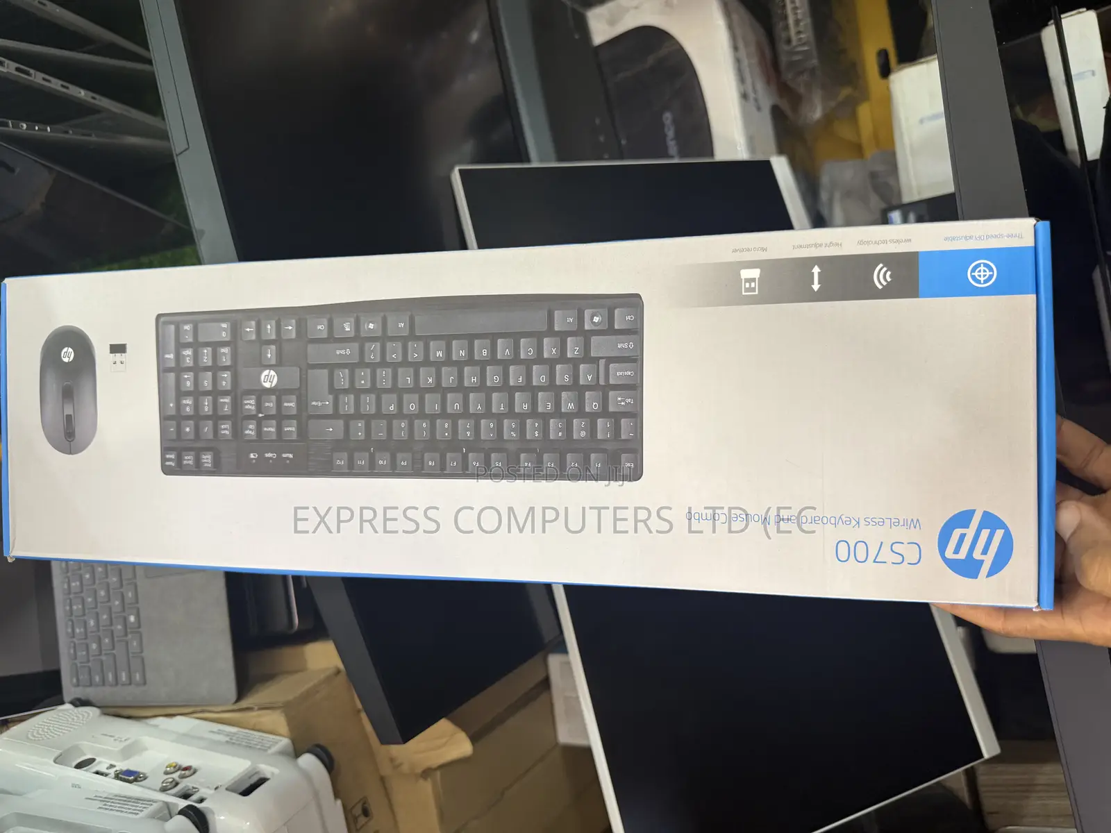 Hp Cs700 Wireless Keyboard and Mouse Combo Brand New in Kokomlemle ...