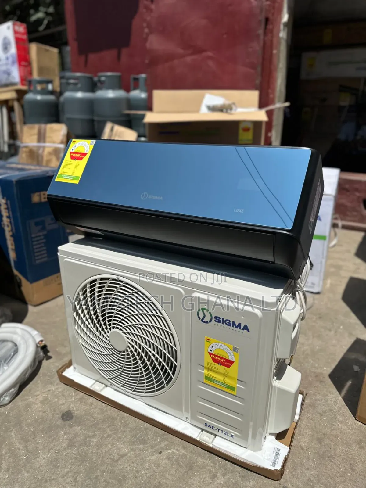 Powerful Sigma 2.0hp Black Mirror Air Conditioner in Kotobabi - Home ...