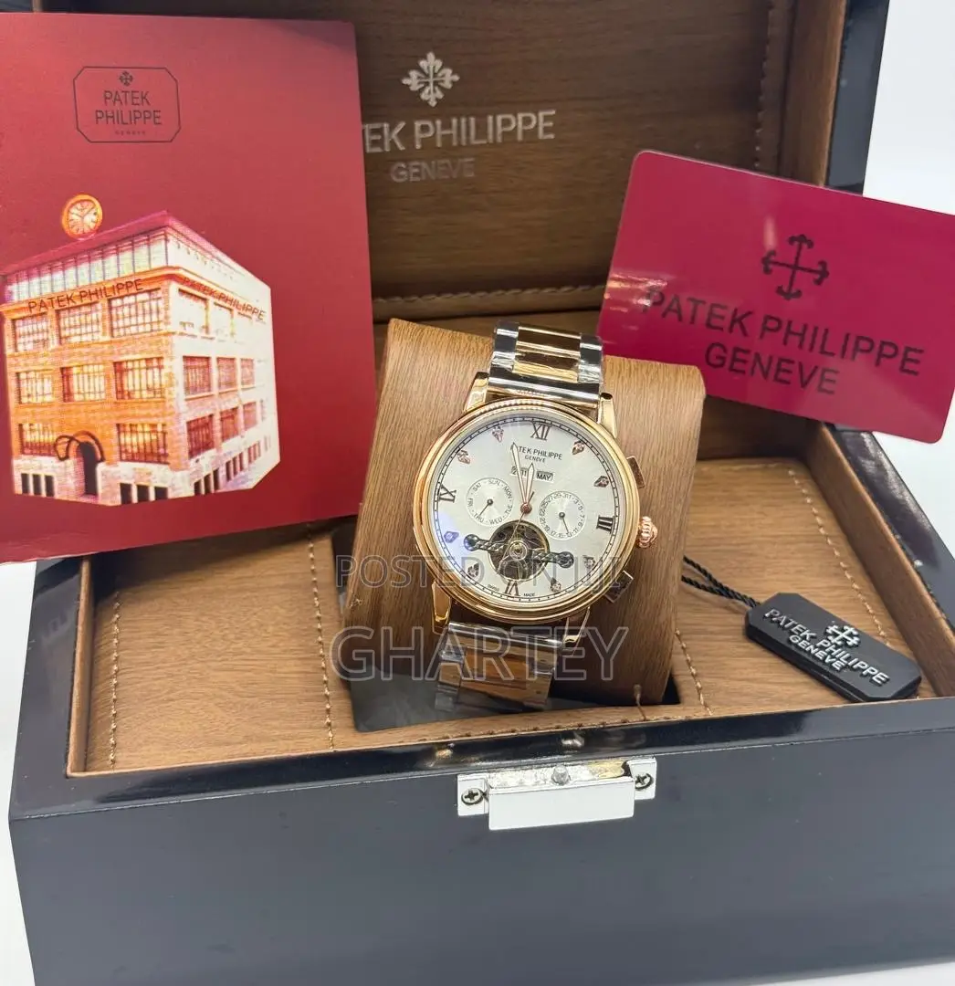 Patek Philippe Complications Tourbillon Two Toned Mechanical Watch in ...