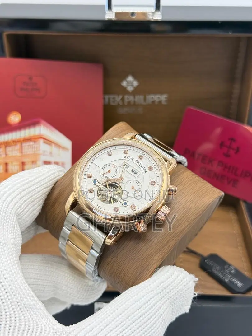 Patek Philippe Complications Tourbillon Two Toned Mechanical Watch in ...