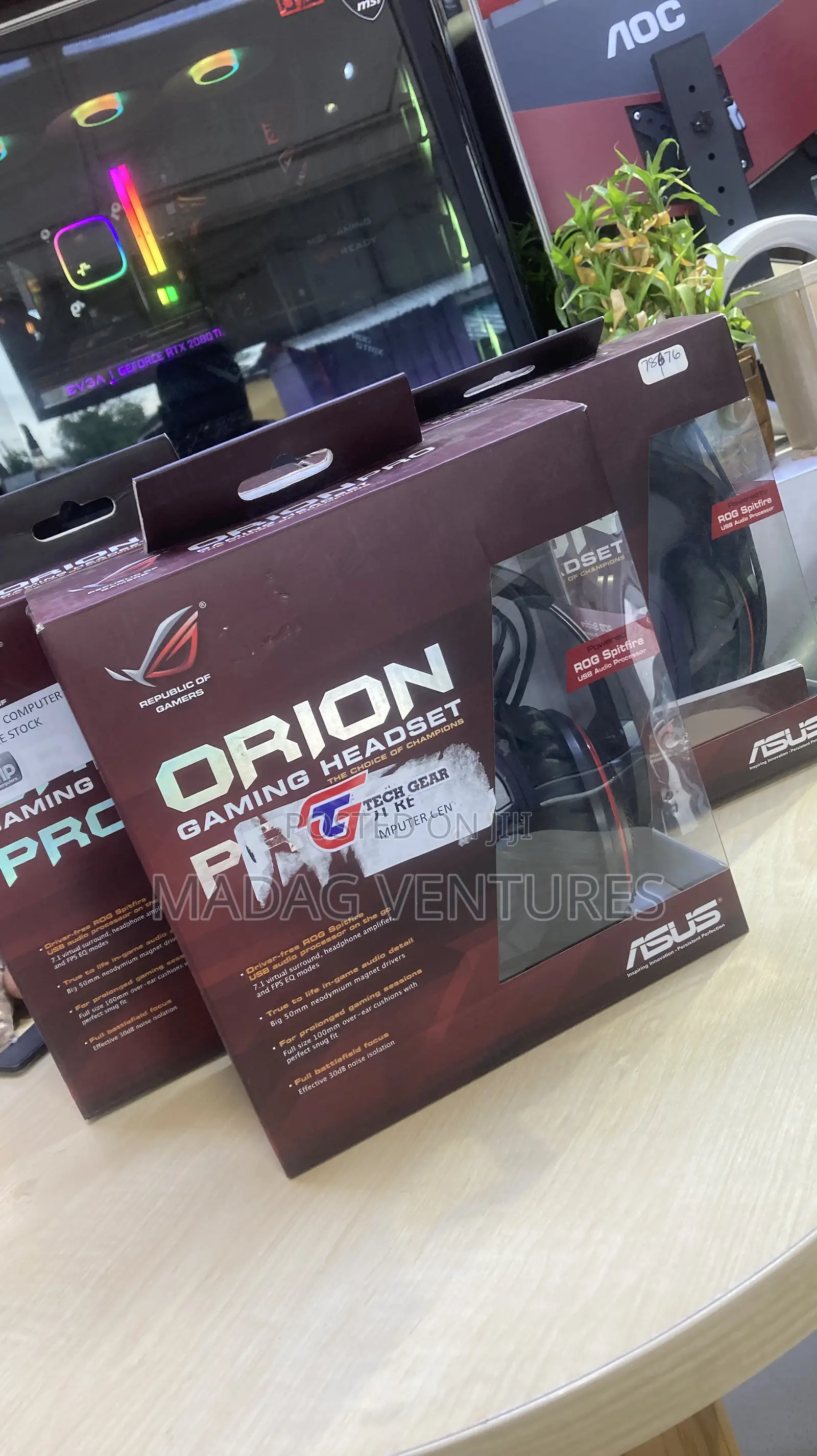 Asus Orion Pro Gaming Headset Rog in Lapaz - Headphones, Esthella Osei ...