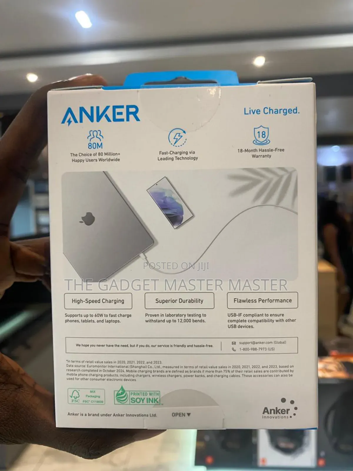Anker 60w Usb C Fast Charger in East Legon - Accessories for Phones ...