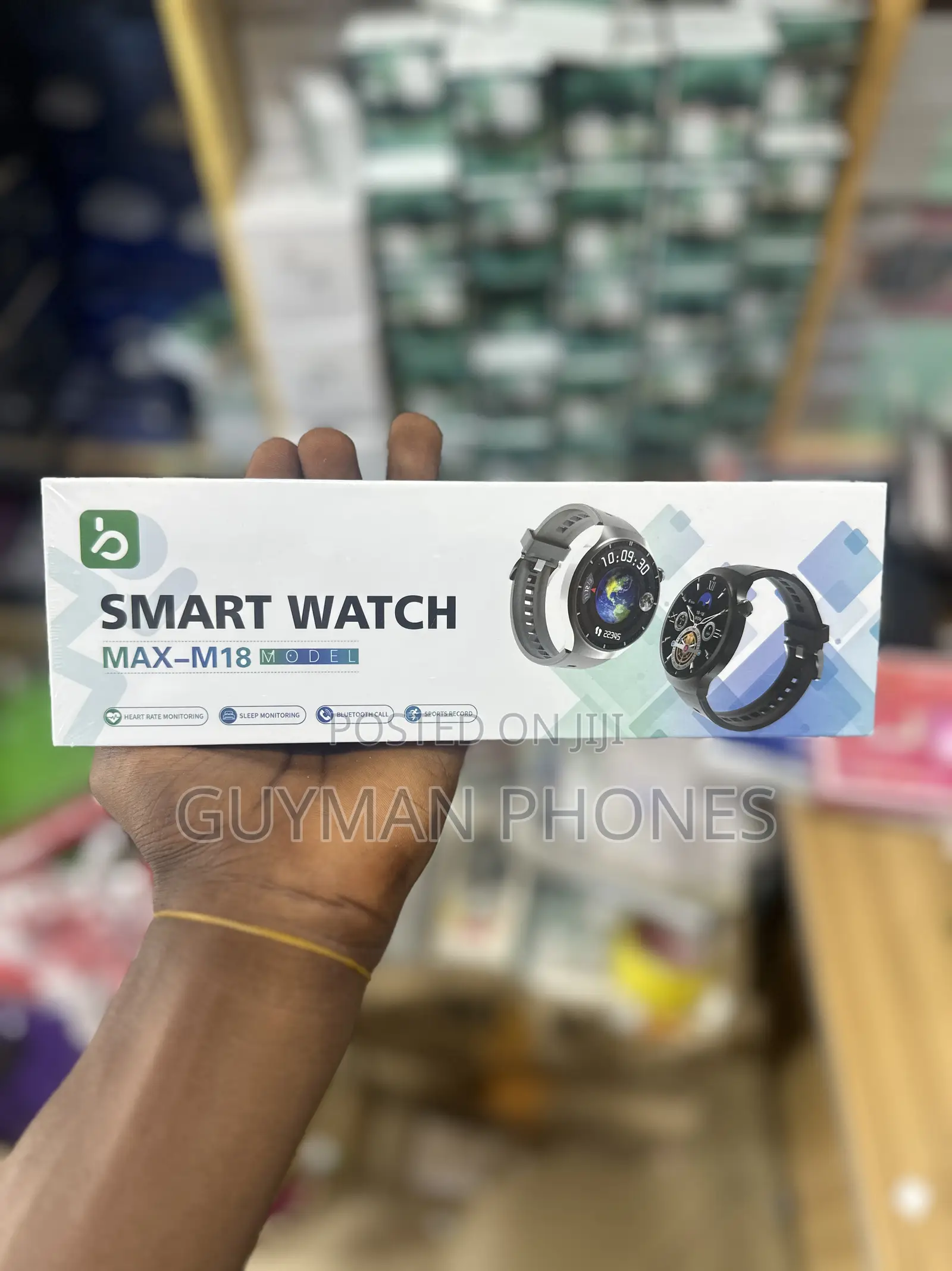 Max M18 Smartwatch in Circle - Smart Watches, Guyman Wrld | Jiji.com.gh