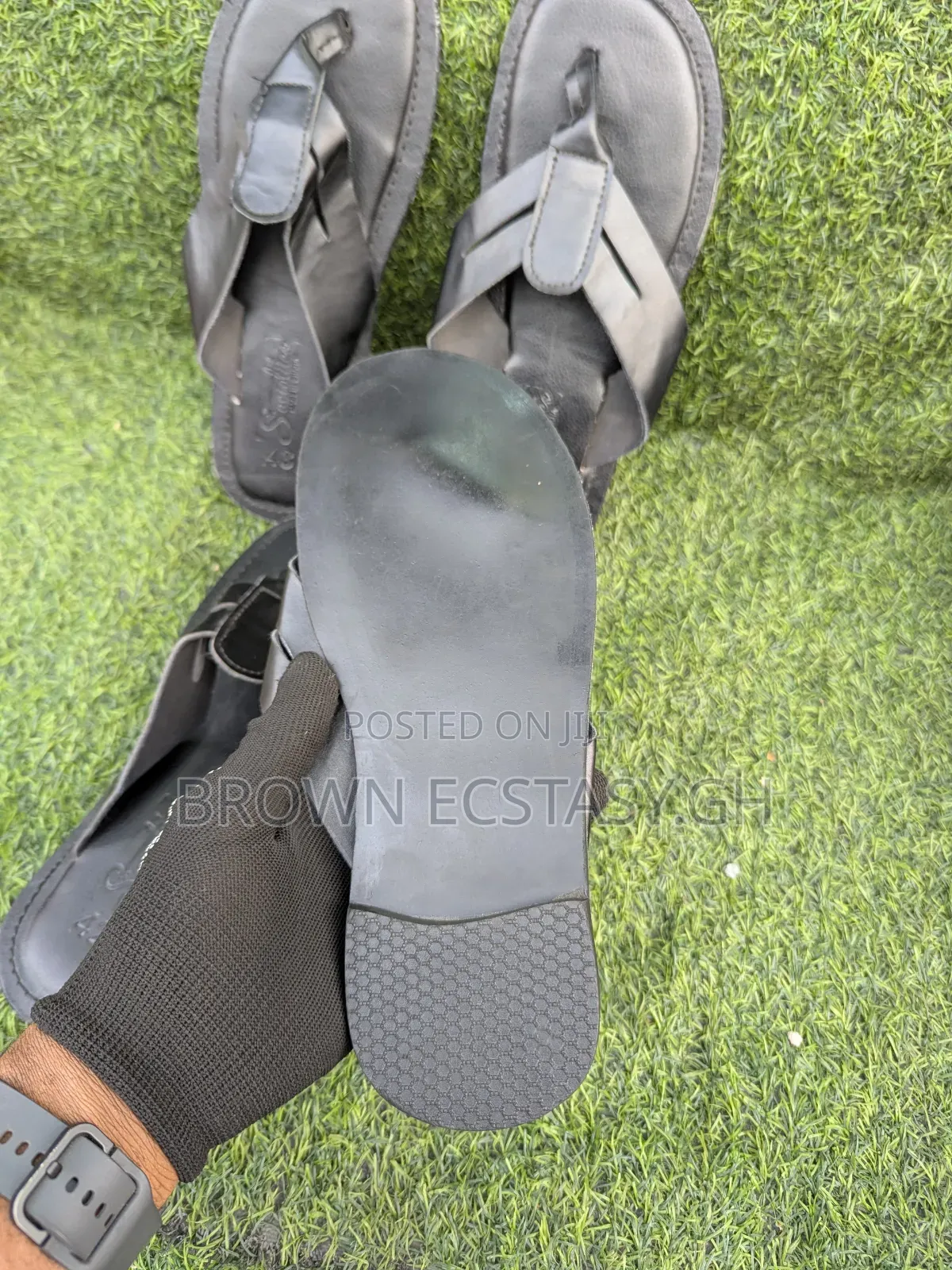 Sociolites Ghana Made Sandals in Osu - Shoes, Brown Ecstasy | Jiji.com.gh