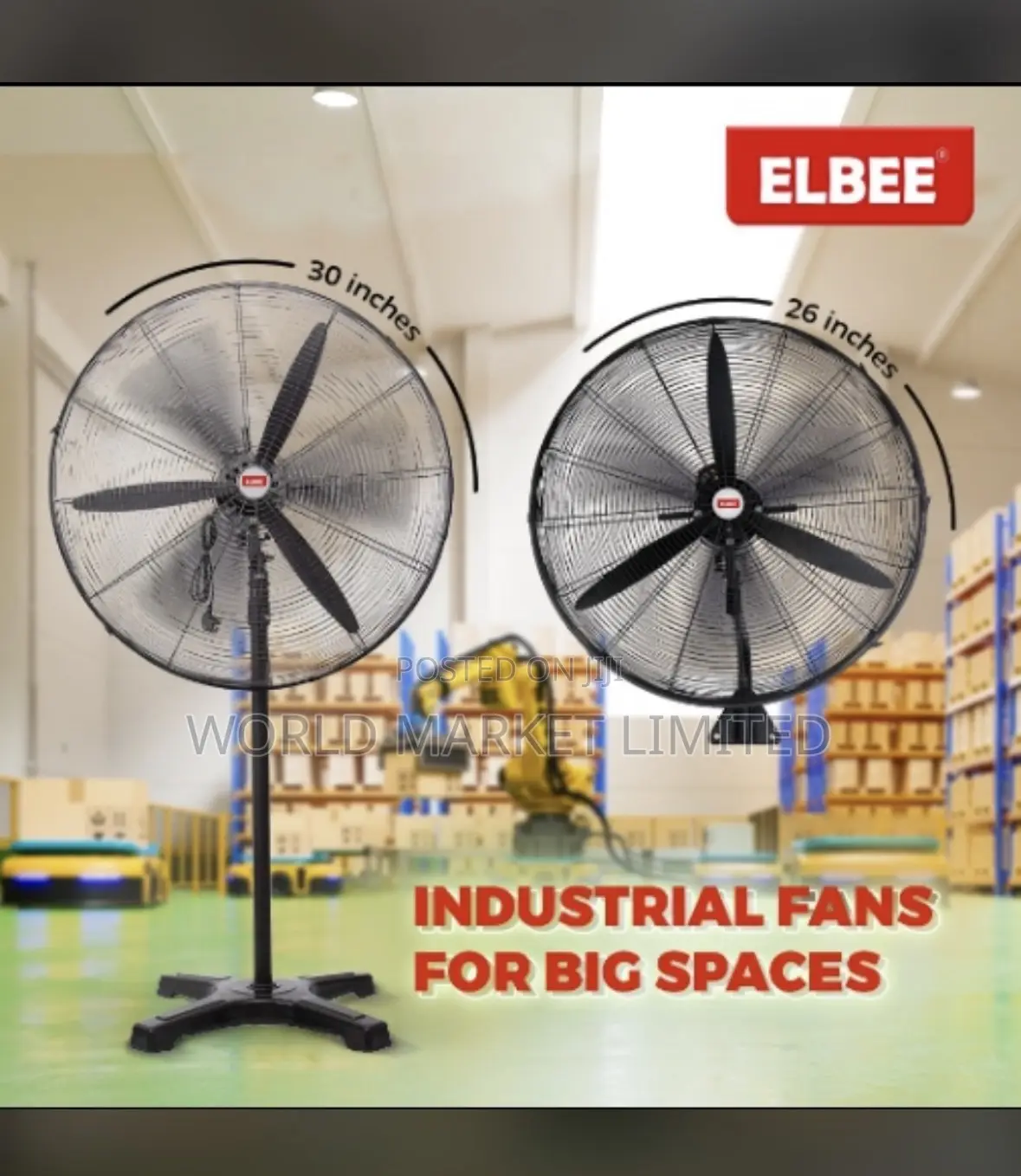 Elbee Industrial Wall Fan in Accra Metropolitan - Home Appliances ...