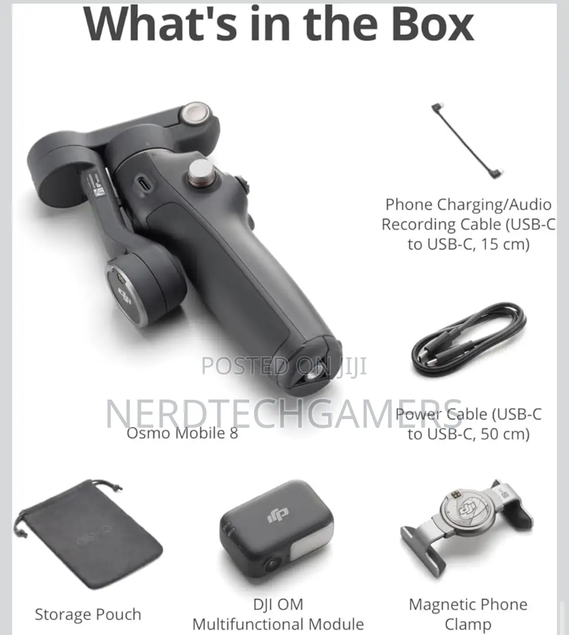 Dji Osmo Mobile 8 Gimbal Stabilizer for Phone, Native Tracking in East ...