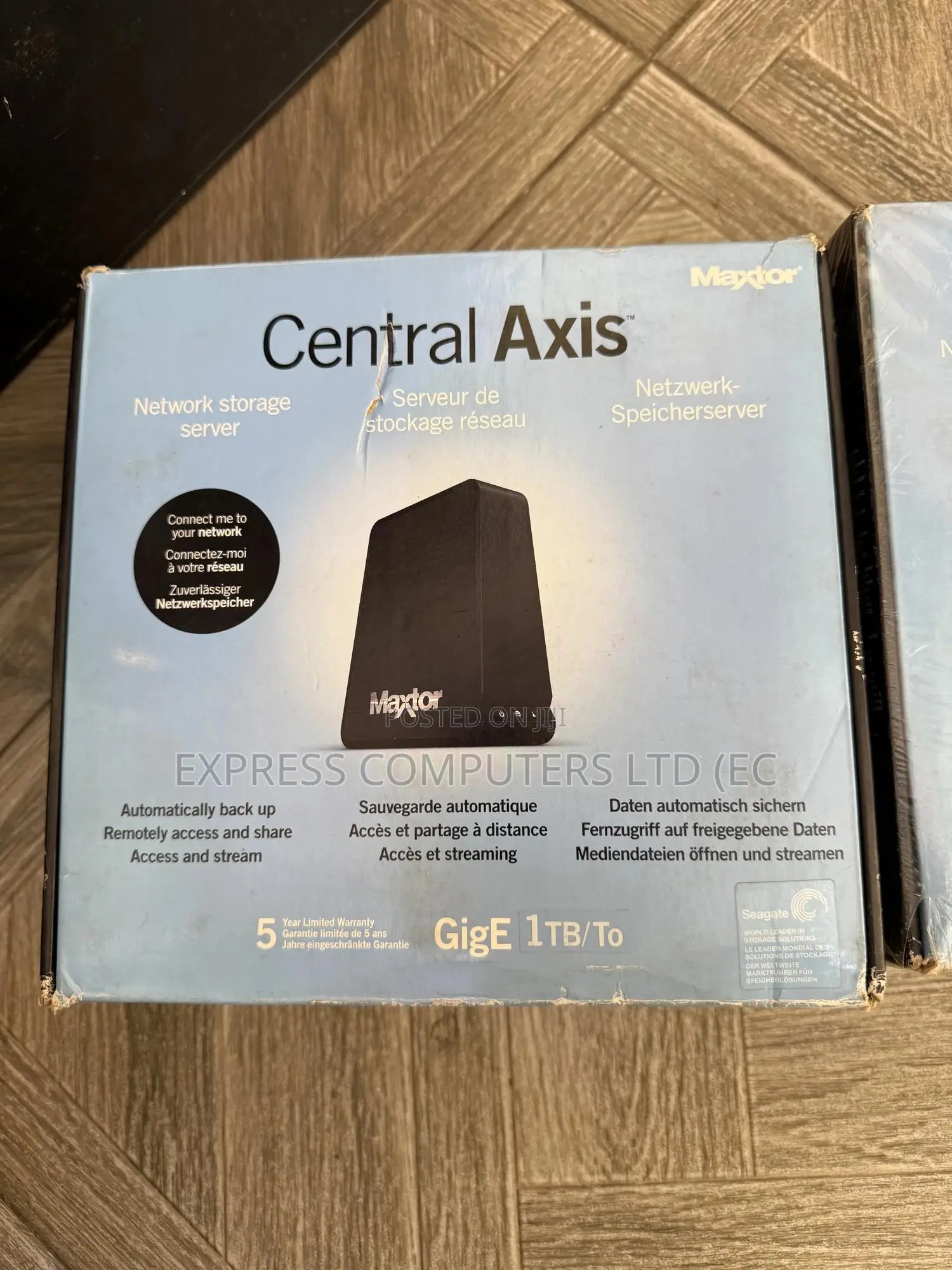 Seagate Maxtor Central Axis 1 Tb Network Storage Server Original Uk in ...