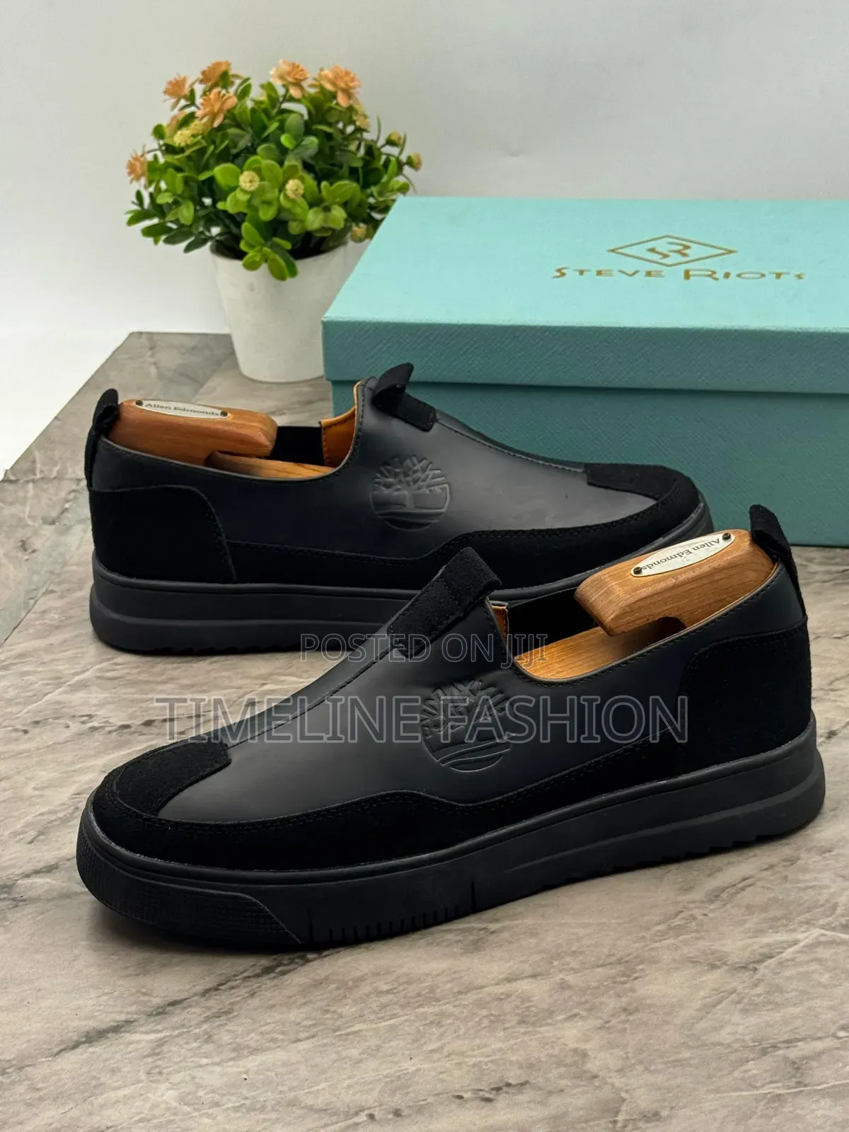 All Black Suede Leather Timber Land Easy Fix Foot Wear in Accra ...