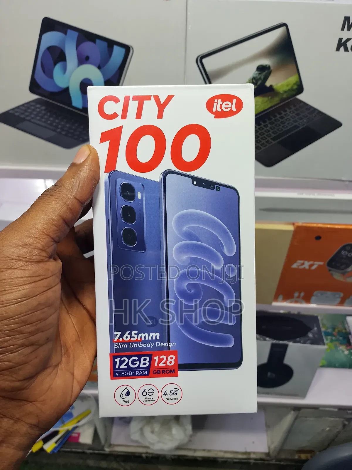 New Itel City 100 128 GB Blue for sale - HK SHOP Price: GH₵ 1,150 on ...