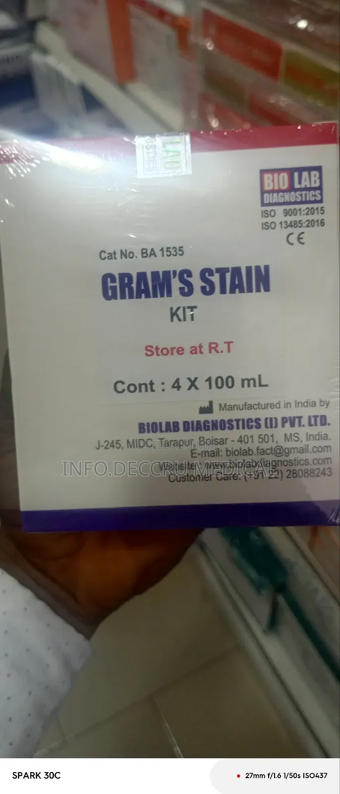Gram's Stain Kit for sale - Info.deccru Medical Equipment Price: GH ...