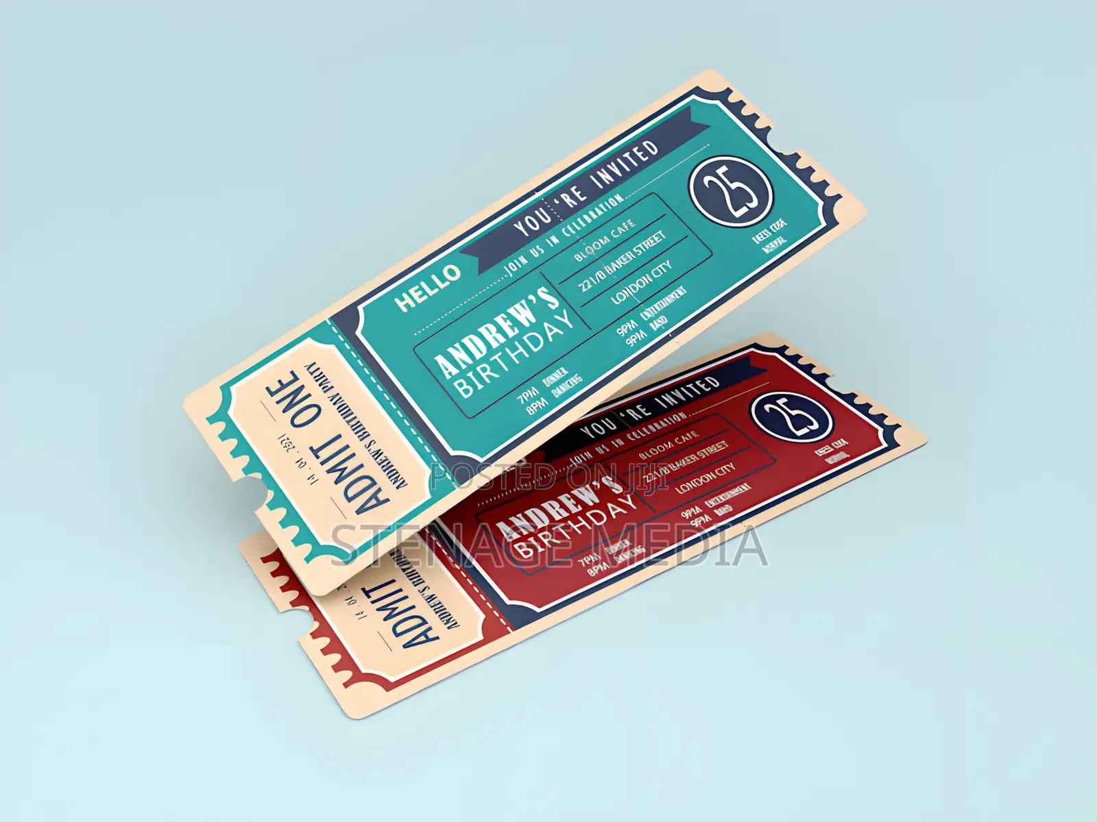 Event Ticket Badge Printing | Stenage Media Ghana in Madina - Printing ...
