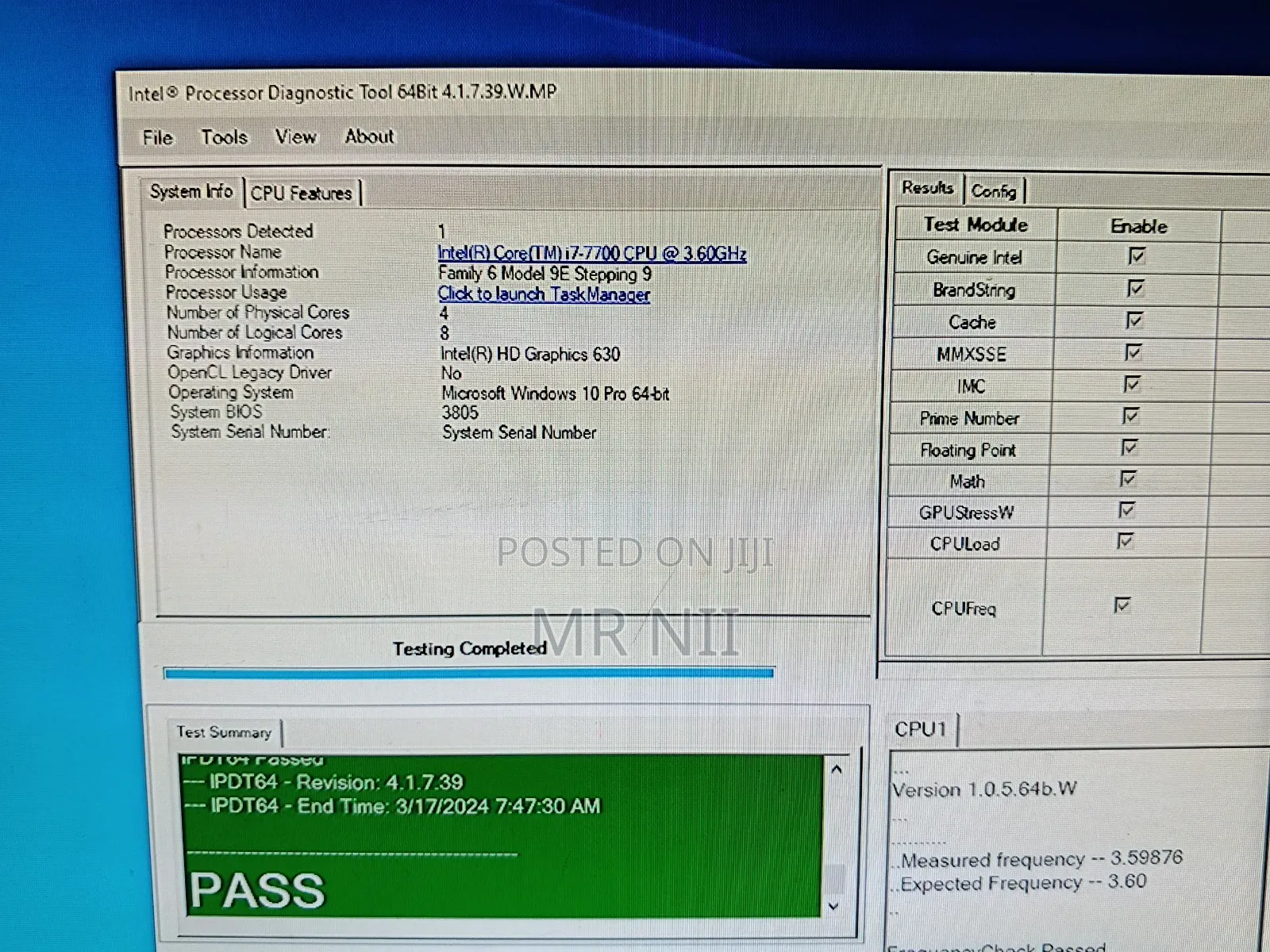 7th Generation Intel Core I7 7700 Cpu in Teshie - Computer Hardware, Mr ...