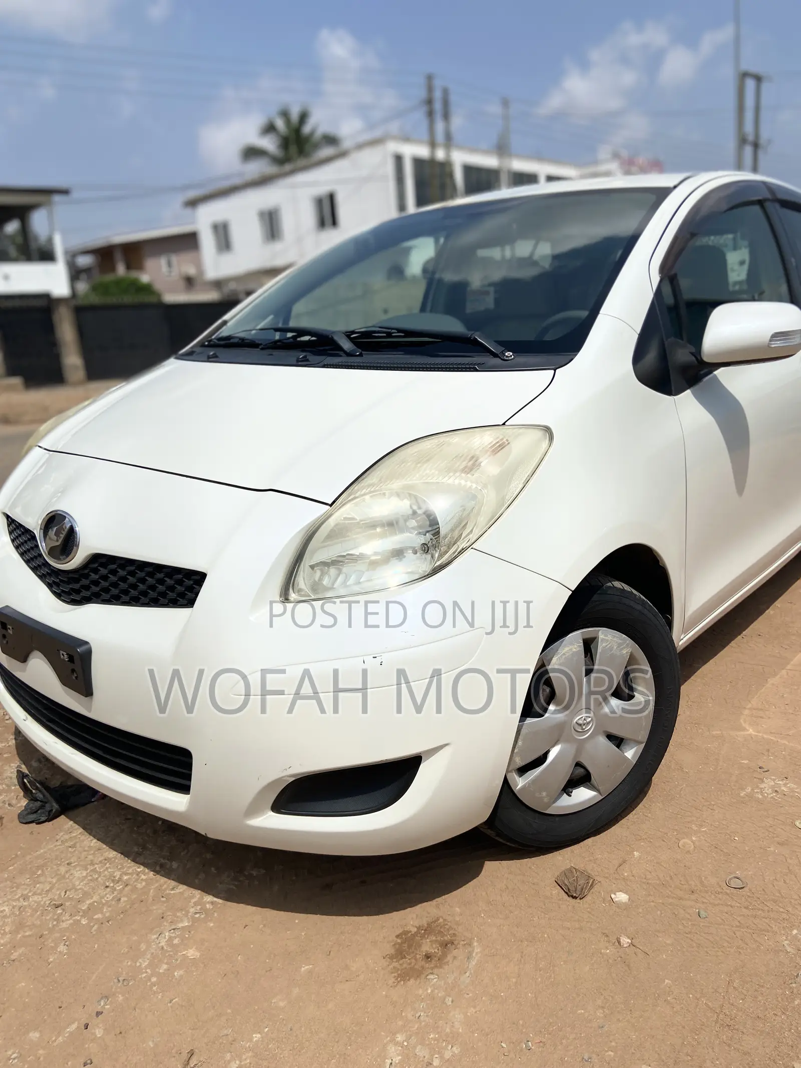 Toyota Vitz 2010 White in Madina - Cars, Okyere Bright | Jiji.com.gh