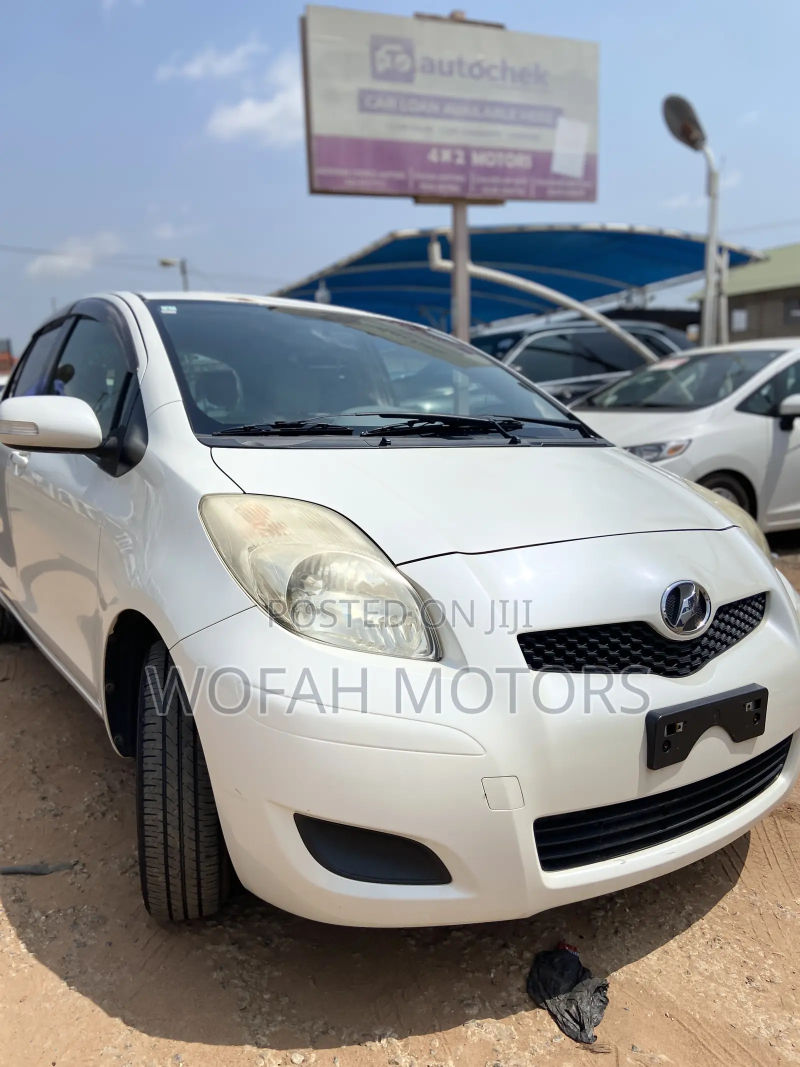 Toyota Vitz 2010 White in Madina - Cars, Okyere Bright | Jiji.com.gh