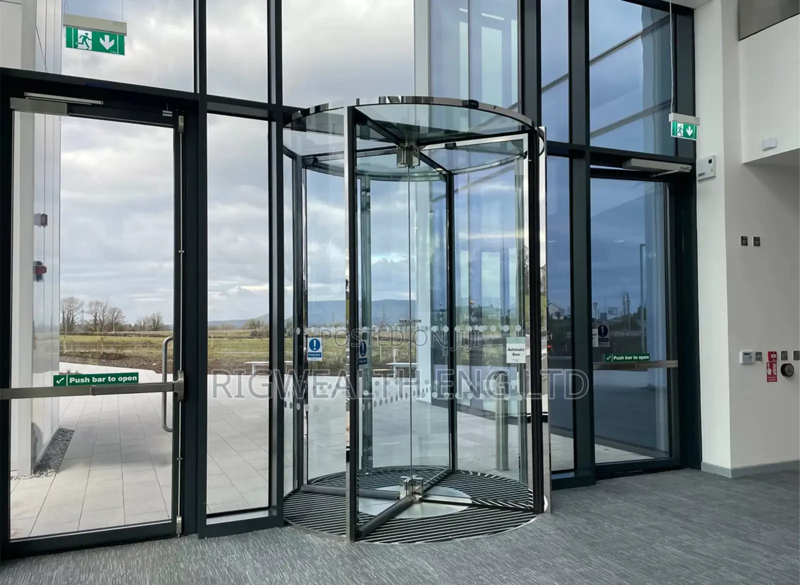 Automatic Main Entrance Revolving Doors in Accra Metropolitan - Doors ...