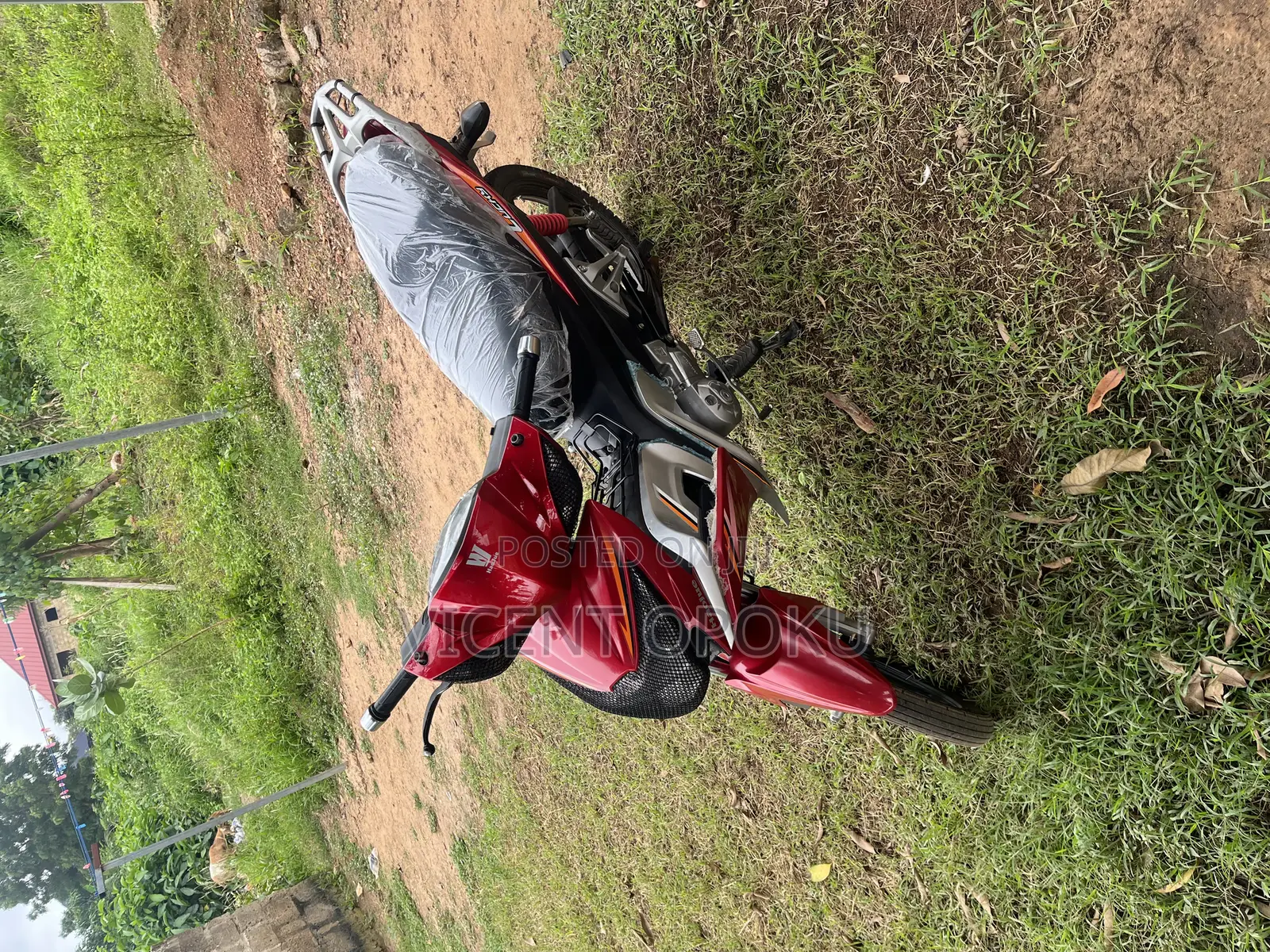 Haojue HJ110-3 2025 Red in Sunyani Municipal - Motorcycles & Scooters, Vicent Opoku | Jiji.com.gh