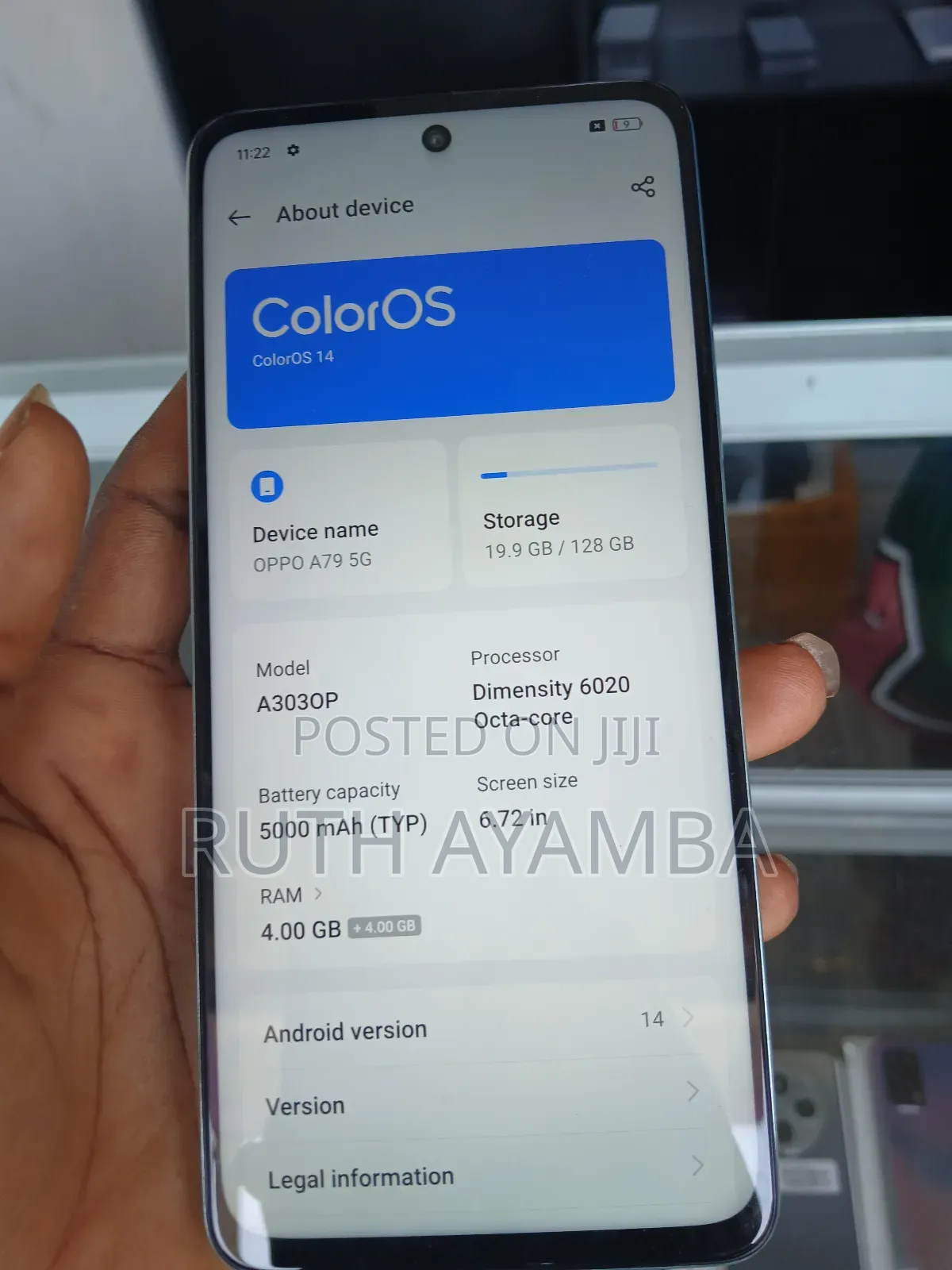 Oppo A79 5G 128 GB Blue in Alajo - Mobile Phones, Frimpong Brothers ...