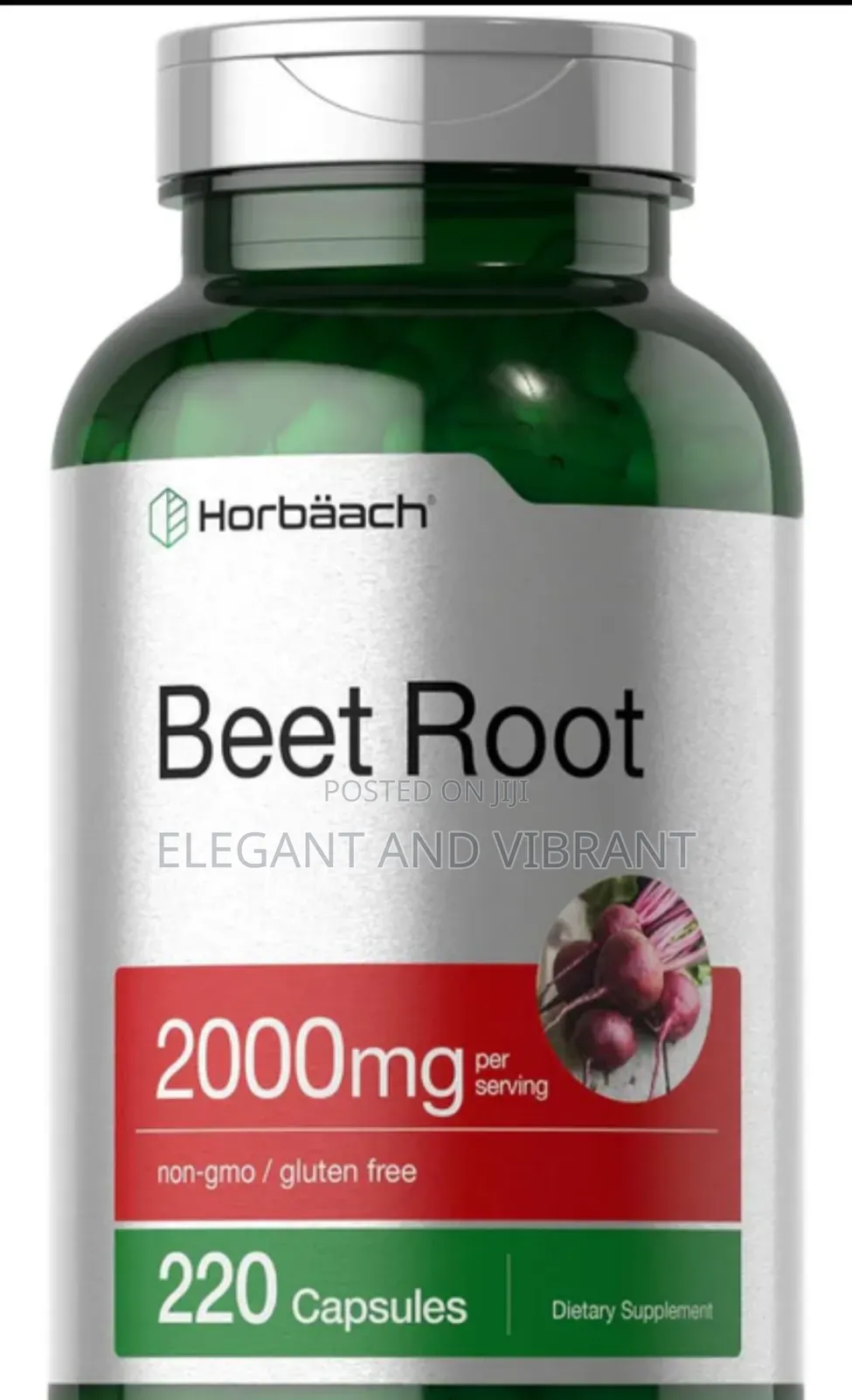Beet Root Powder 2000mg Per Serving | 220 Capsulescapsules in Kasoa ...