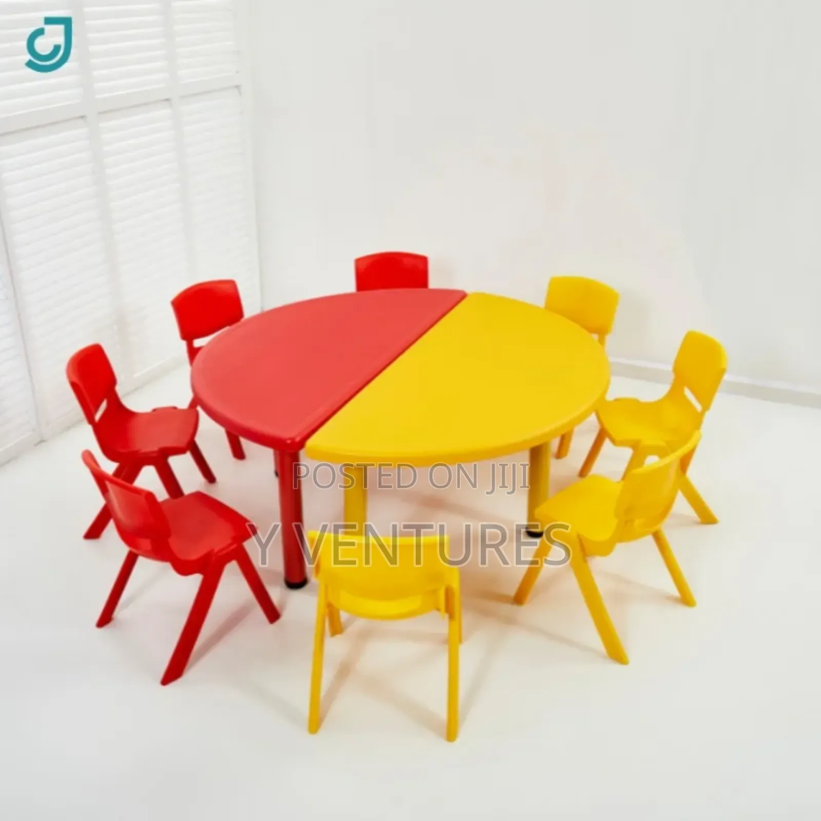 Kids Study Table Round Shape Half's Joint in Lapaz - Children's ...