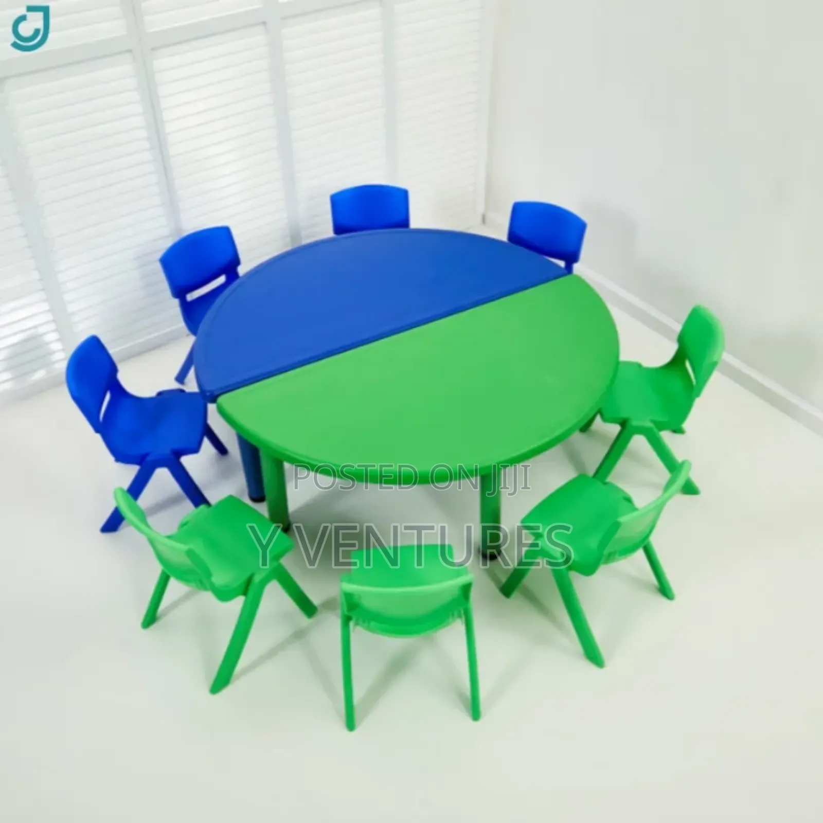 Kids Study Table Round Shape Half's Joint in Lapaz - Children's ...