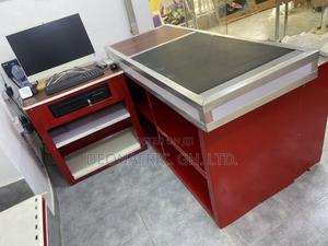 Supermarket Cash Counter With Shelves in Front in Accra Metropolitan ...