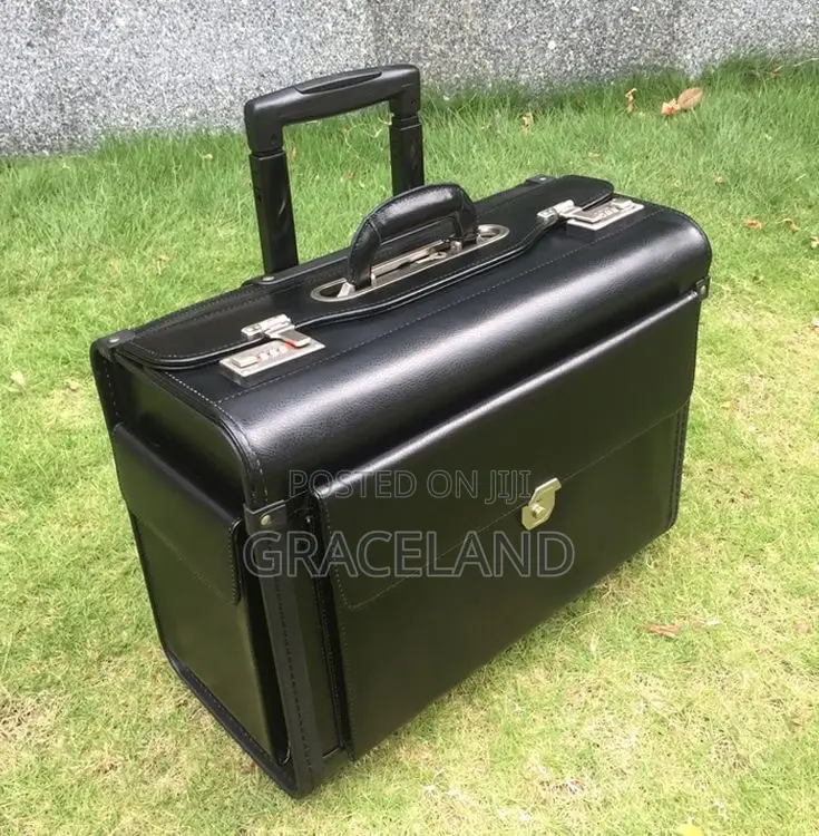 This Original Pure Leather Pilot Suitecase Luggage Bag Storerejected in ...