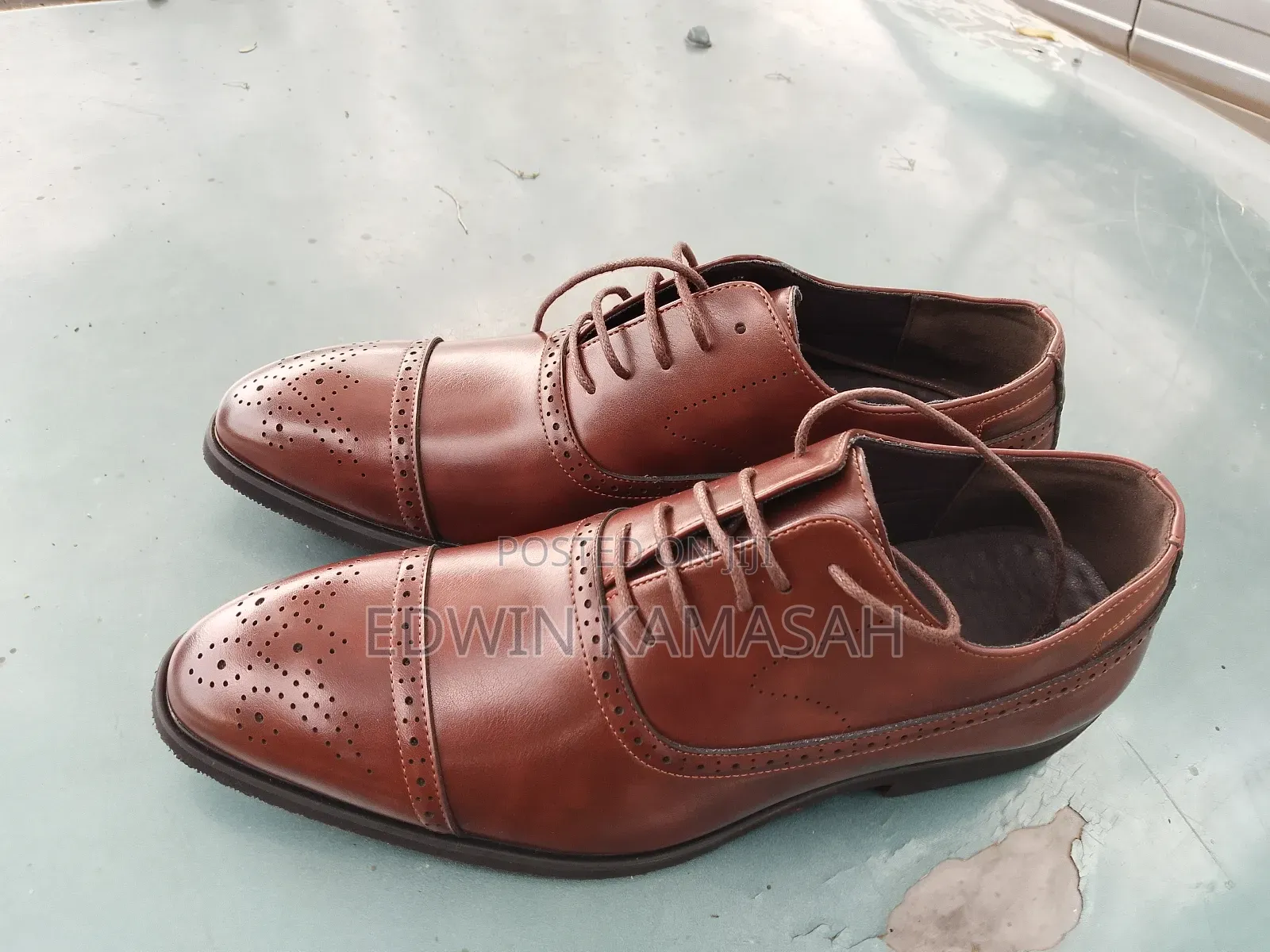 Cap-Toe Oxford Brogues in Dome - Shoes, Edwin Kamasah | Jiji.com.gh
