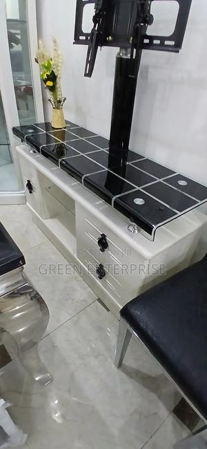 Monochrome Glam Tv Console With Built-in Mount. in Kaneshie - Furniture ...