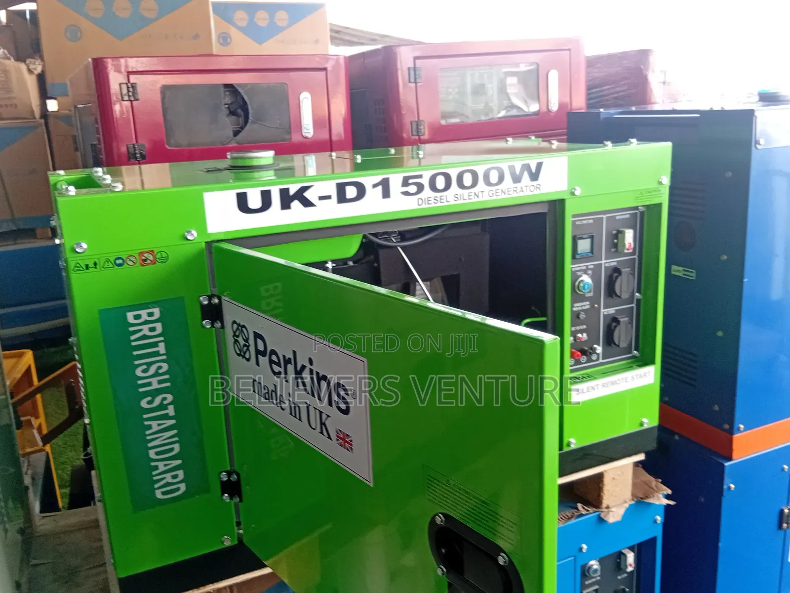 15 Kva Silentforce Diesel Generator – Acoustic Enclosed Design in Accra ...