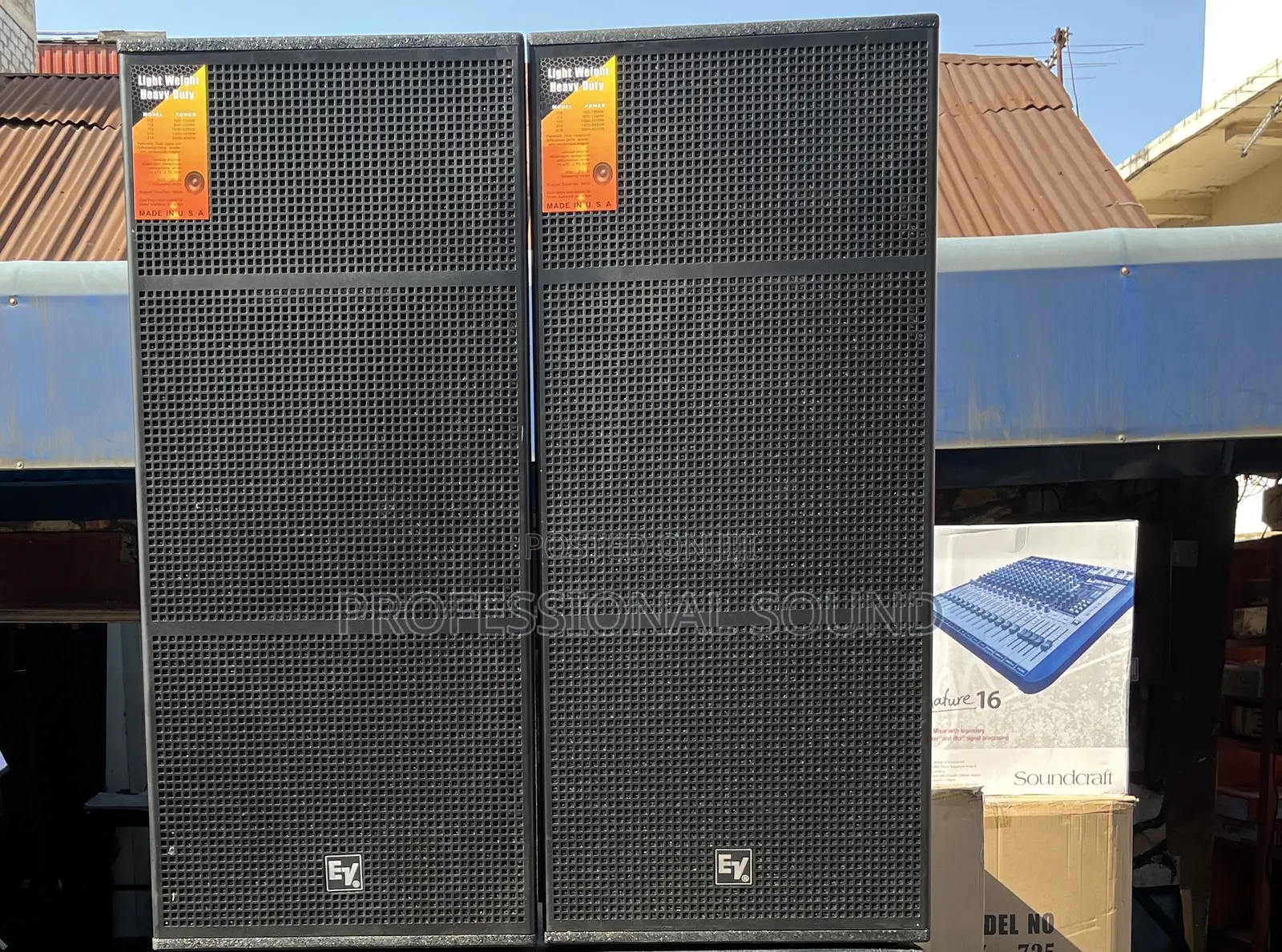 Electro-Voice (Ev) Full-Range Speakers. in Accra Metropolitan - Audio ...