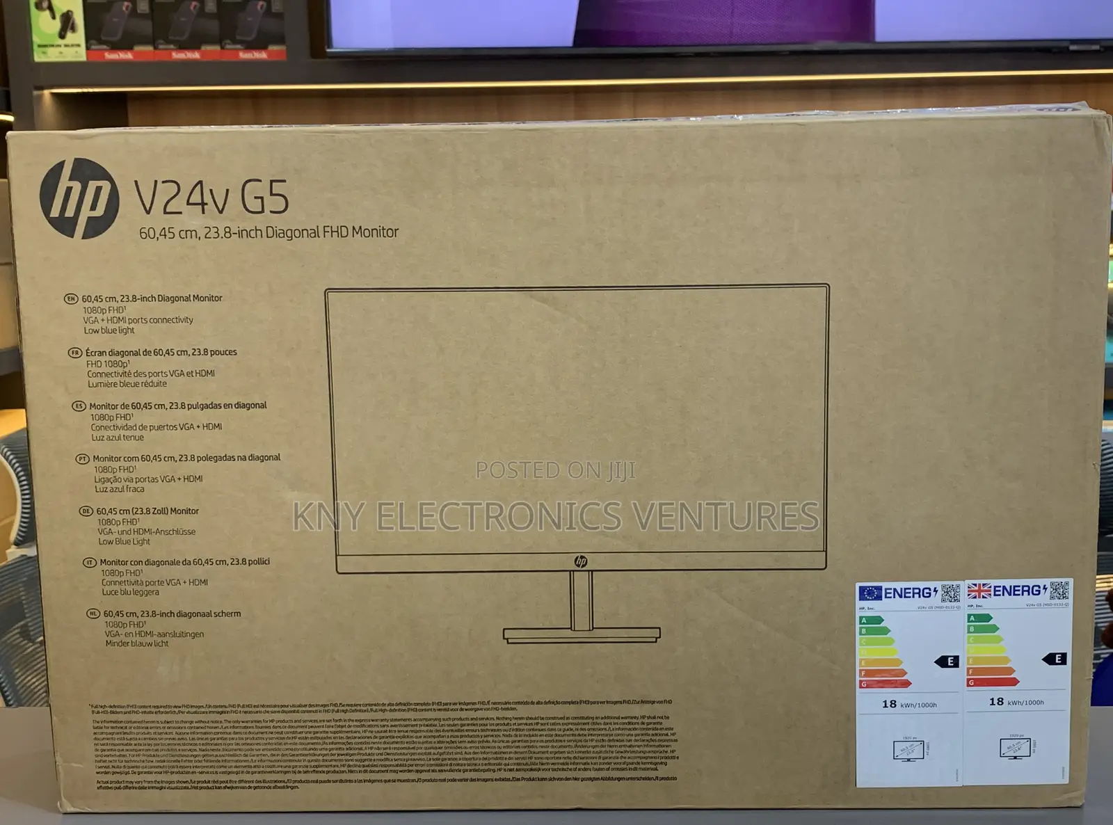 Hp V24v G5 in Kaneshie - Computer Monitors, Kny Electronics Ventures ...