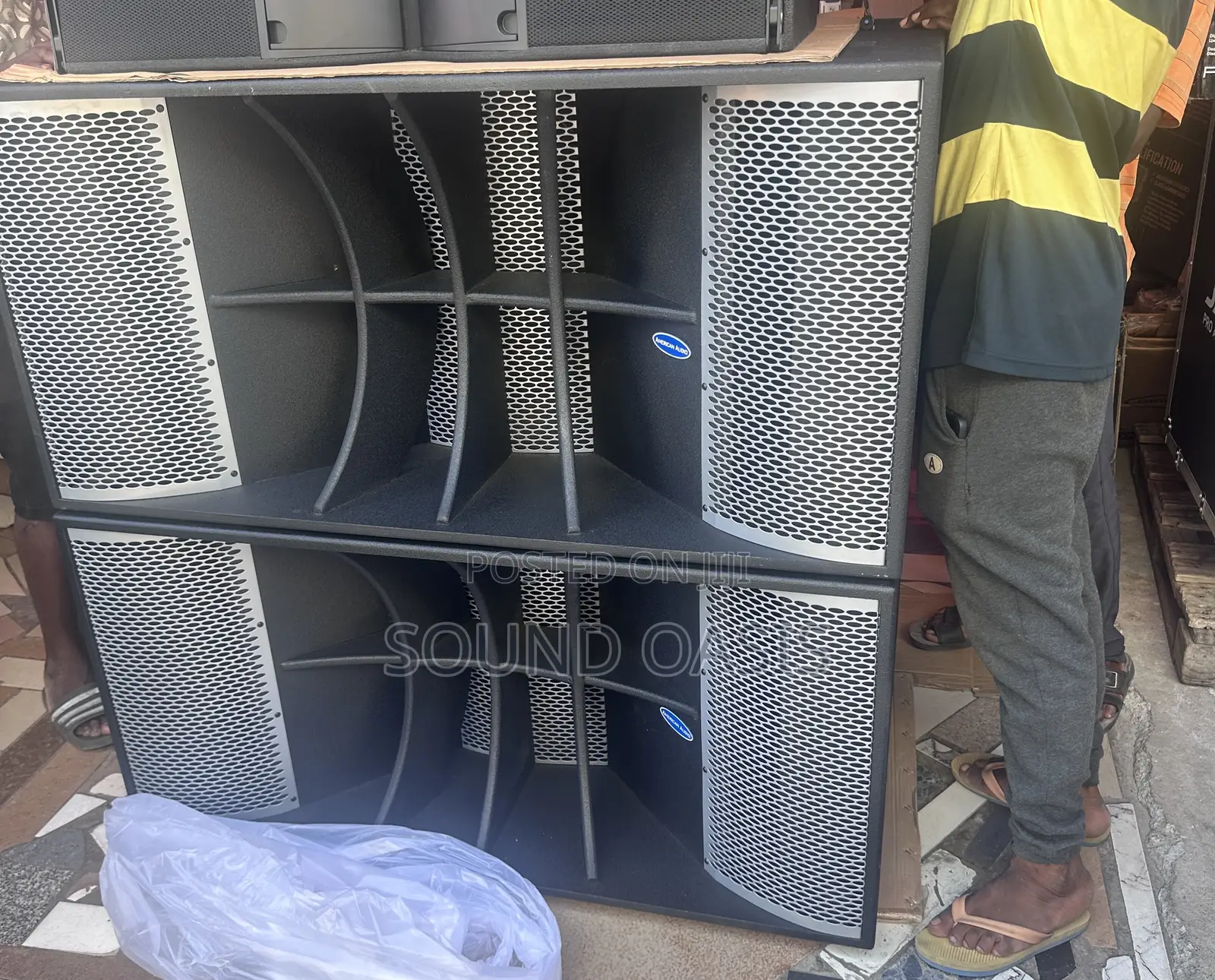 American Audio Dual 18" Horn-loaded Subwoofers in Accra Metropolitan ...