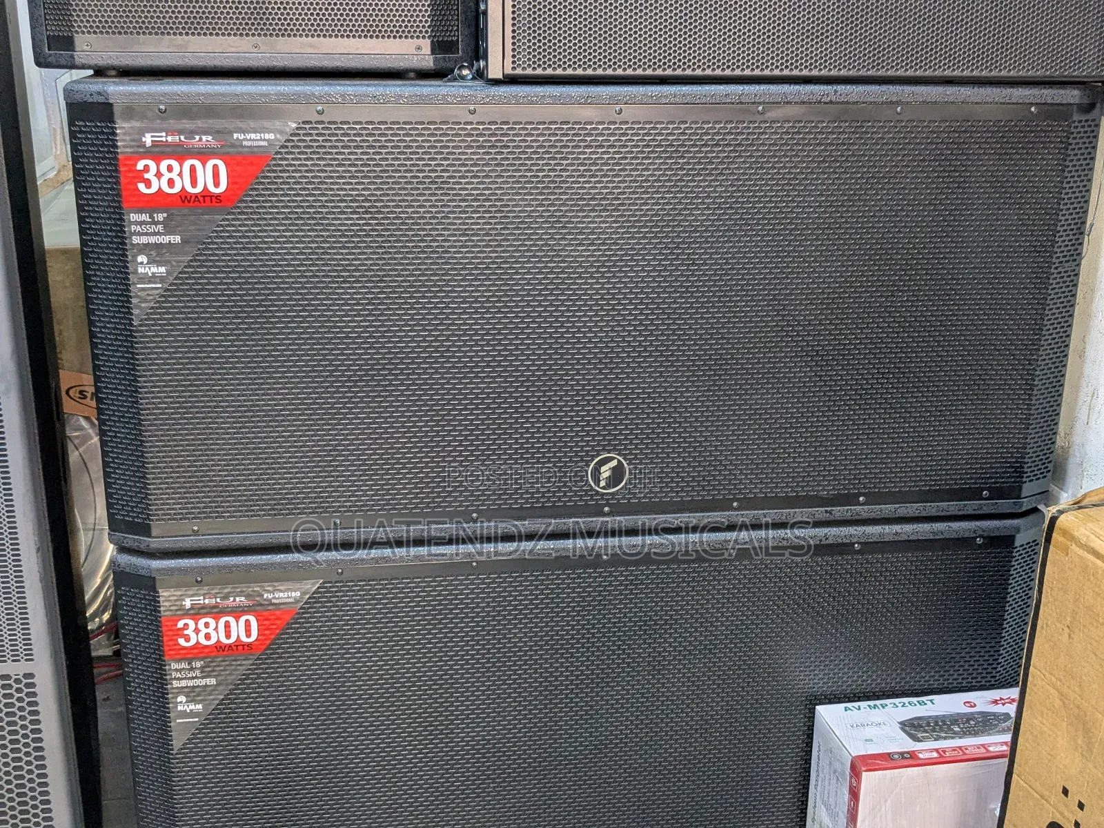 Feur German Dual 18 Subwoofer in Accra Metropolitan - Audio & Music ...