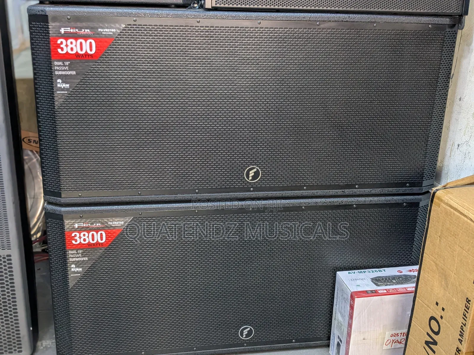 Feur German Dual 18 Subwoofer in Accra Metropolitan - Audio & Music ...