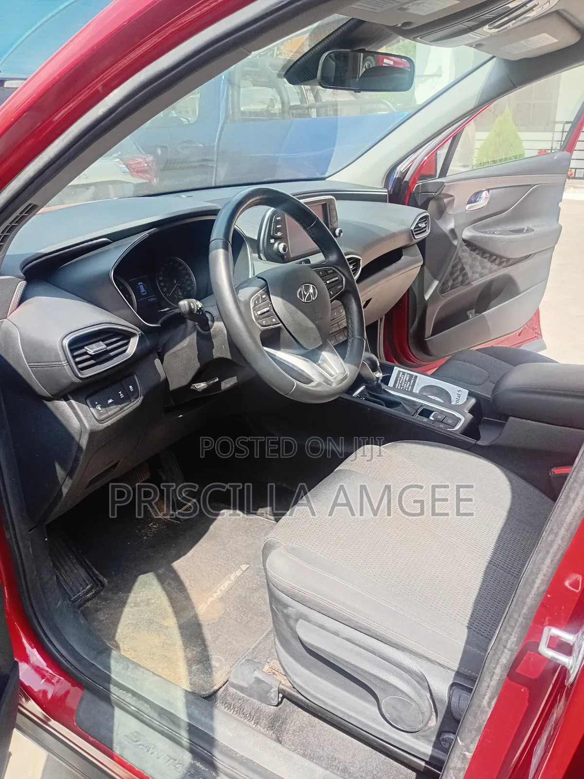 Hyundai Santa Fe 2020 Red for sale - Priscilla Amgee Price: GH₵ 265,000 ...