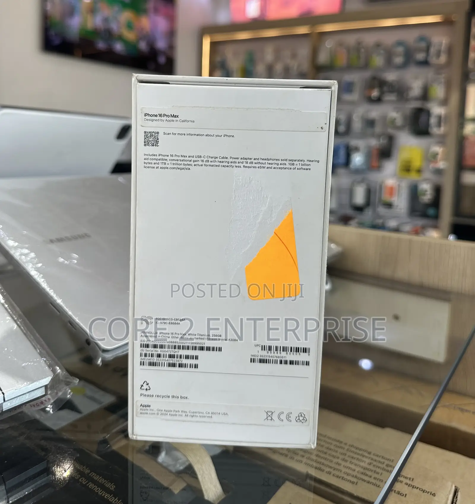 New Apple iPhone 16 Pro Max 256 GB White in Madina - Mobile Phones, Eric Dwomoh | Jiji.com.gh