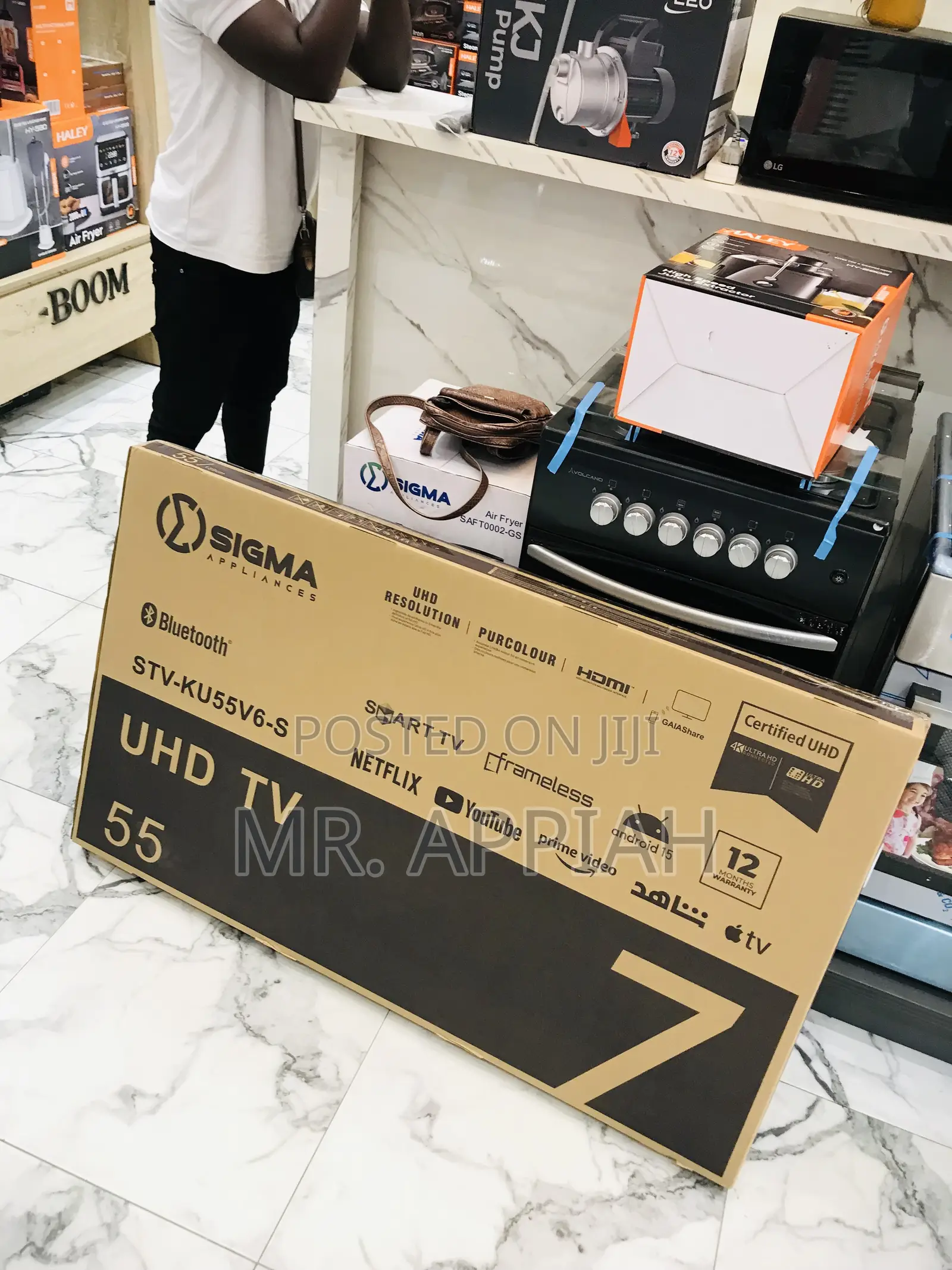 Choose Original Sigma 55 Inch Uhd Smart Android Tv. in Adabraka - TV ...