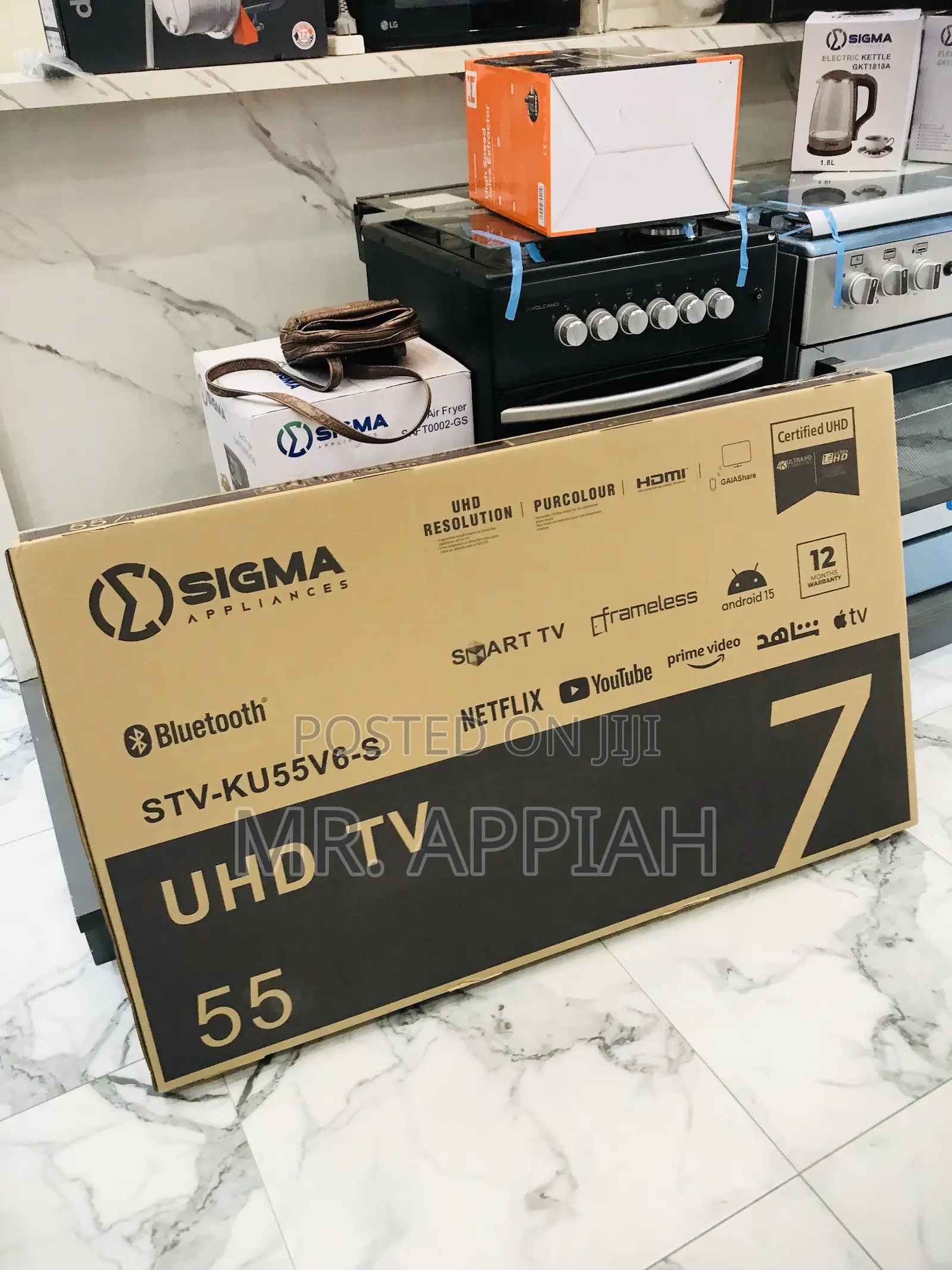 Choose Original Sigma 55 Inch Uhd Smart Android Tv. in Adabraka - TV ...