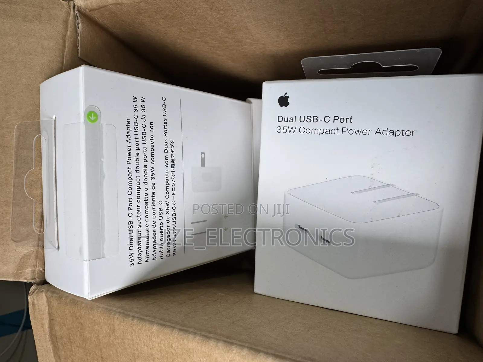 35w Dual Usb-c Port Compact Power Adapter For Macbook Air/iPad/iPhone ...