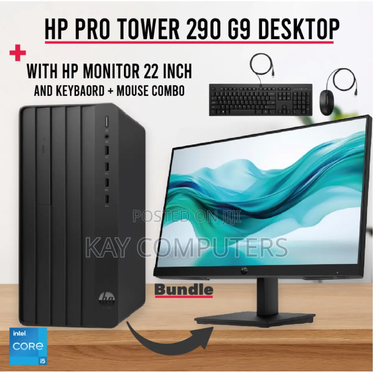 New Desktop Computer HP 290 G9 8GB Intel Core I5 SSD 512GB in Accra ...