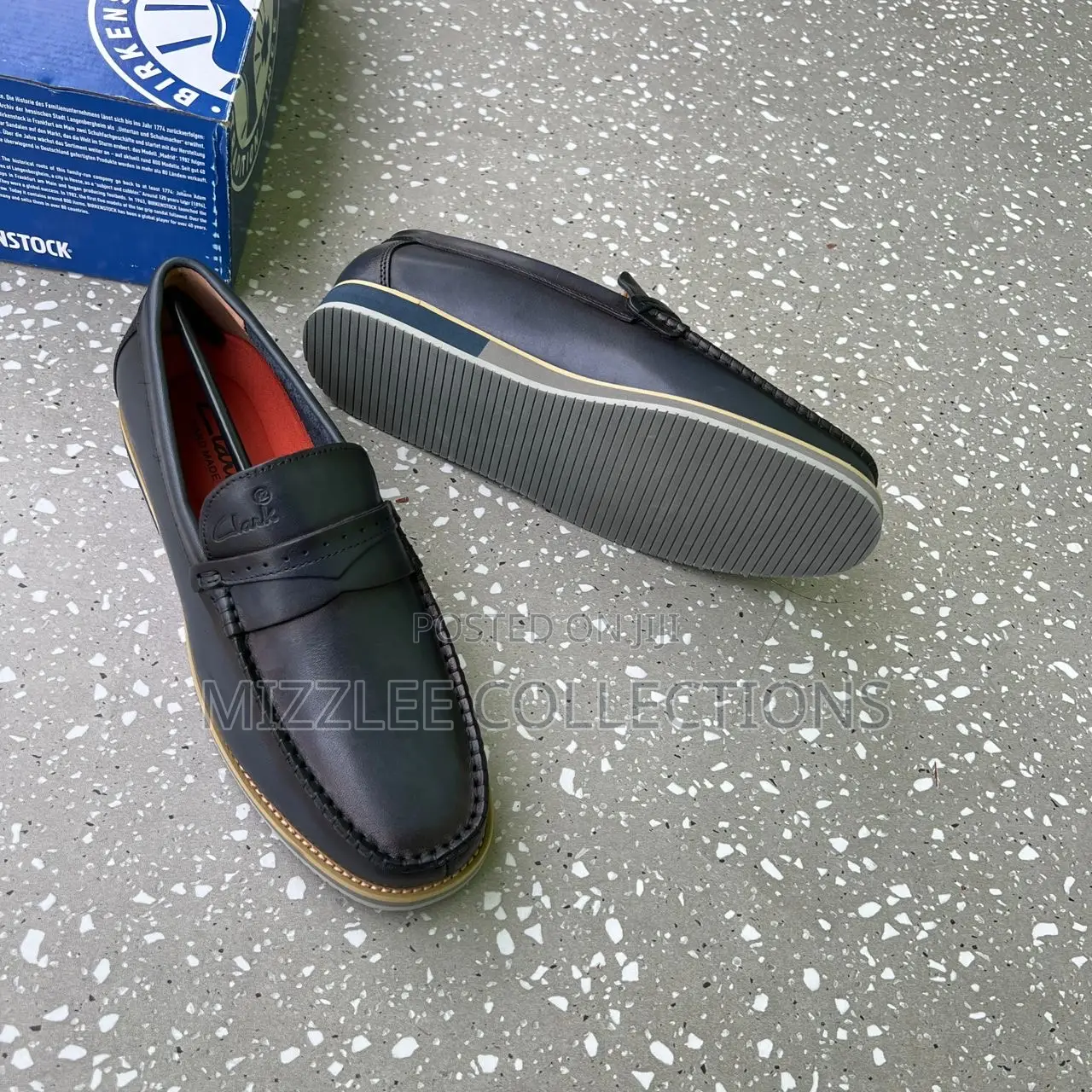 Executive Clarks Leather Loafers Black Brown and Blue in Accra New Town ...