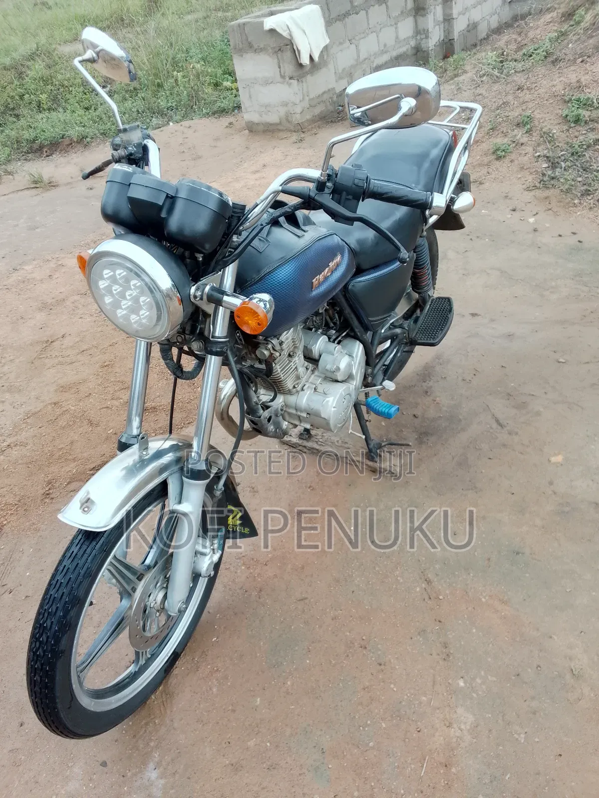 Haojue HJ125-8K 2018 Black in Accra Metropolitan - Motorcycles & Scooters, Kofi Penuku | Jiji.com.gh