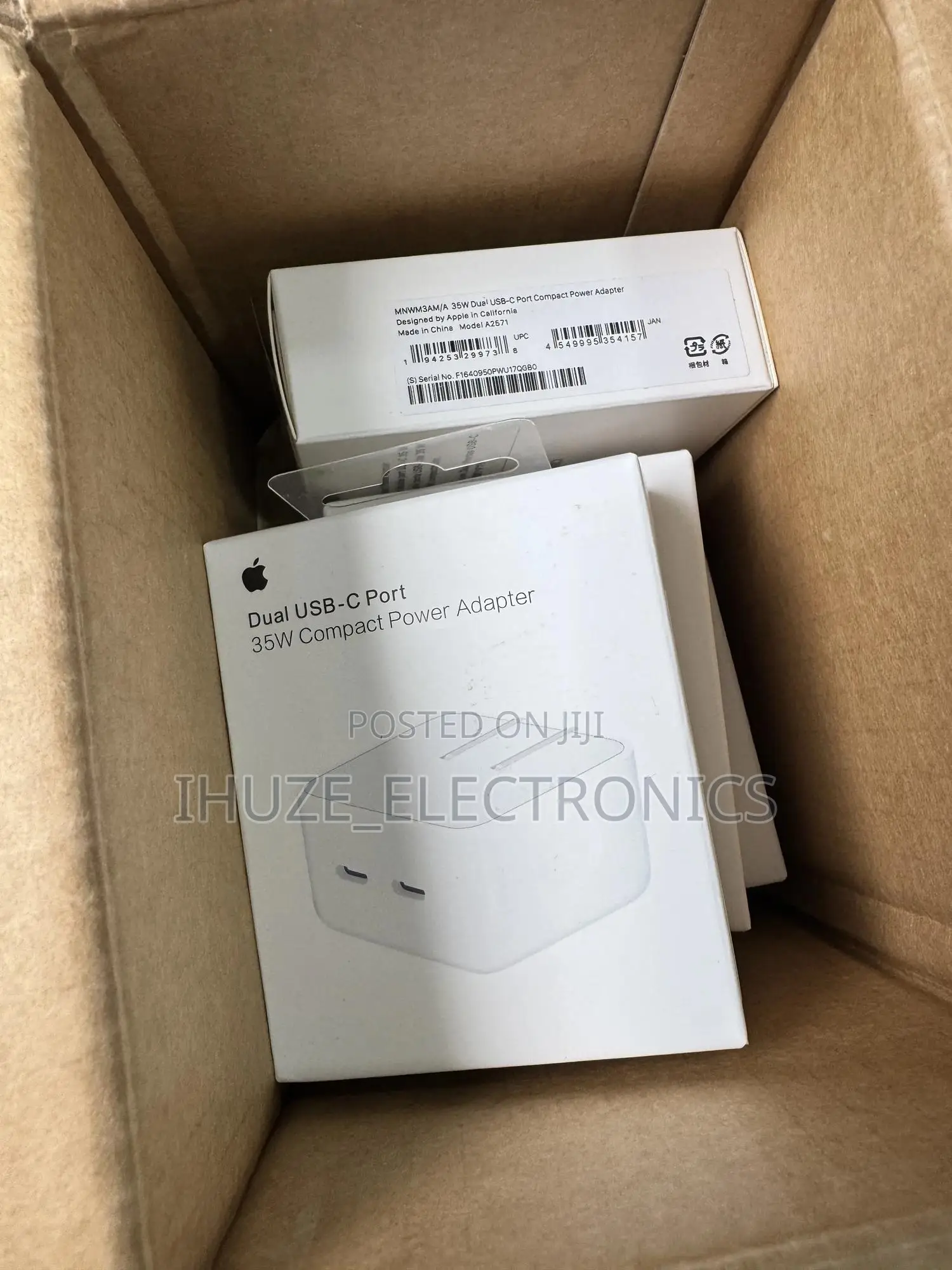 35w Dual Usb-c Port Compact Power Adapter For Macbook Air/iPad/iPhone ...
