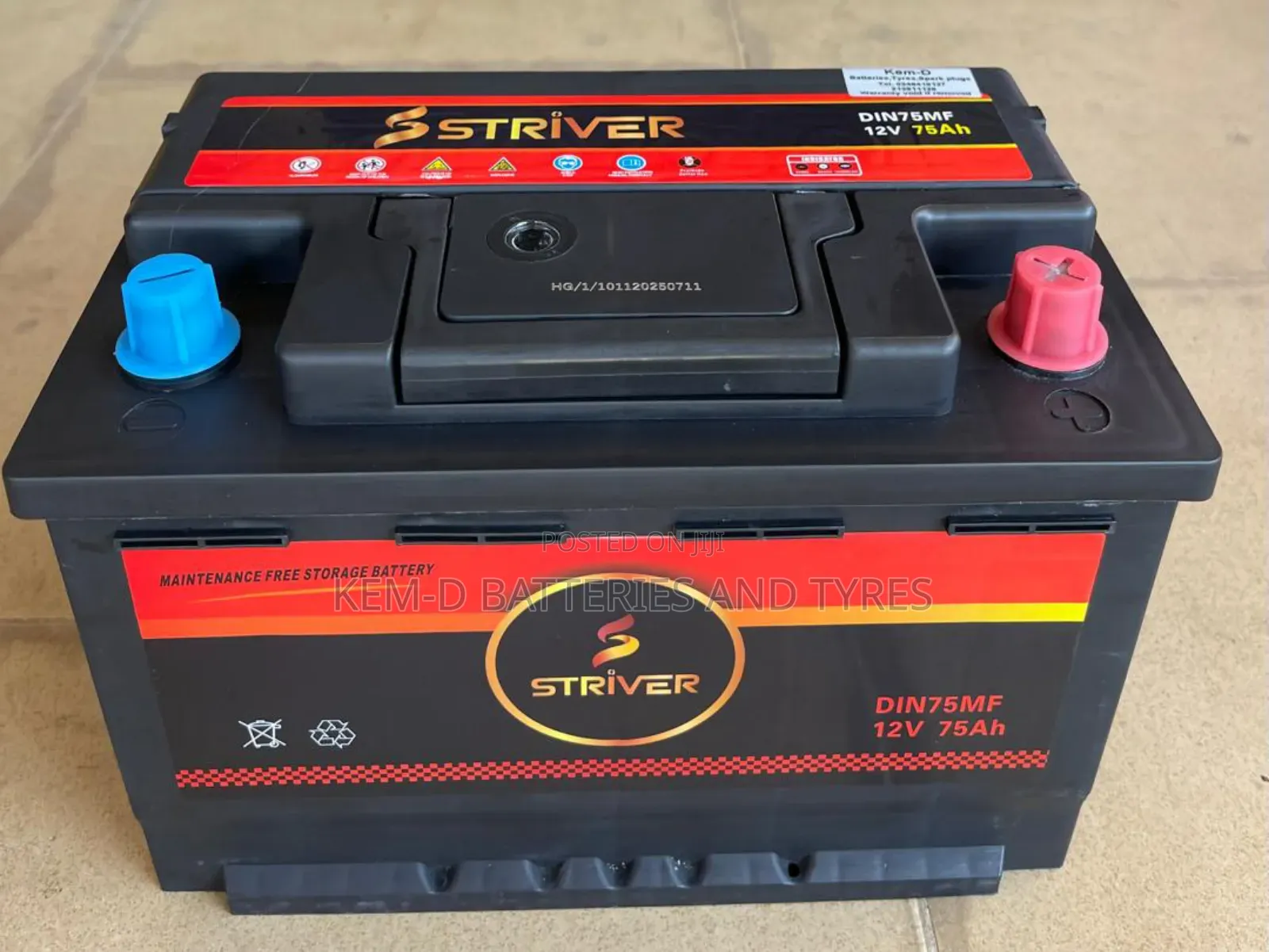 New 15 Plates Battery - Striver Batteries + Free Delivery for sale ...