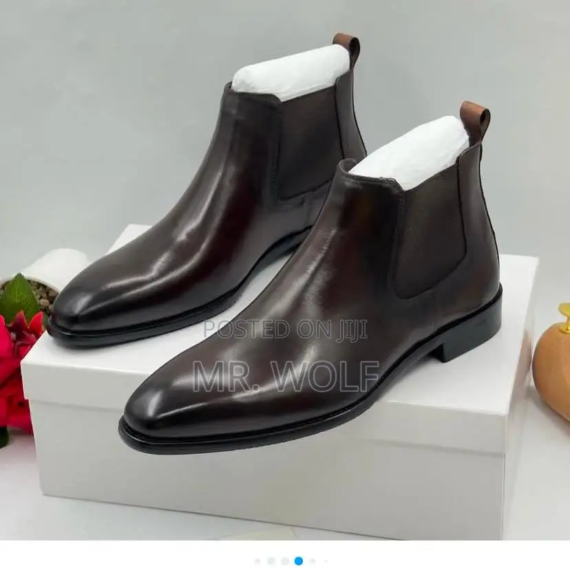 Classic Leather Chelsea Coffee Brown Boots in Ga East Municipal - Shoes ...