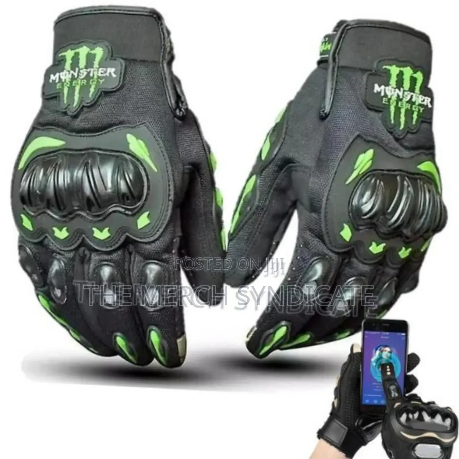 Monster Energy Motorcycle Racing Full Finger Touch Screen Gloves in Accra Metropolitan - Safety ...