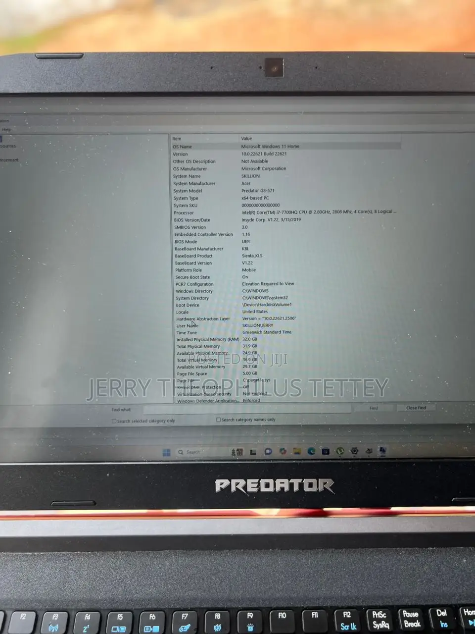 Laptop Acer Predator Helios 16 16GB Intel Core I7 SSD 256GB in Accra Metropolitan - Laptops ...