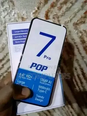 New Tecno Pop 7 Pro 64 GB Blue in Jomoro - Mobile Phones, Jn Computers ...