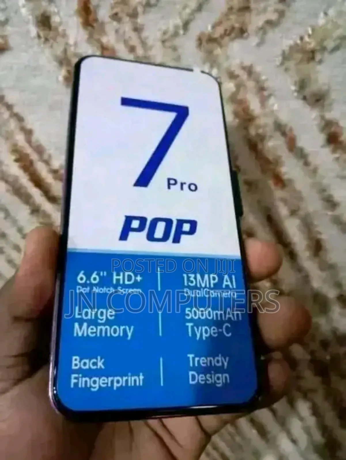 New Tecno Pop 7 Pro 64 GB Blue in Jomoro - Mobile Phones, Jn Computers ...